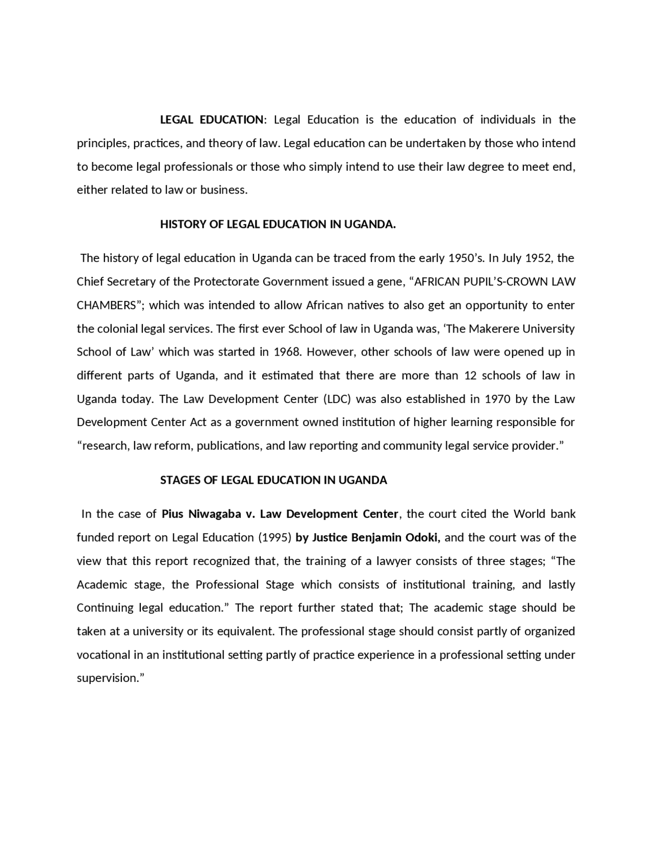 History of Legal Education and legal research | Summaries Law | Docsity