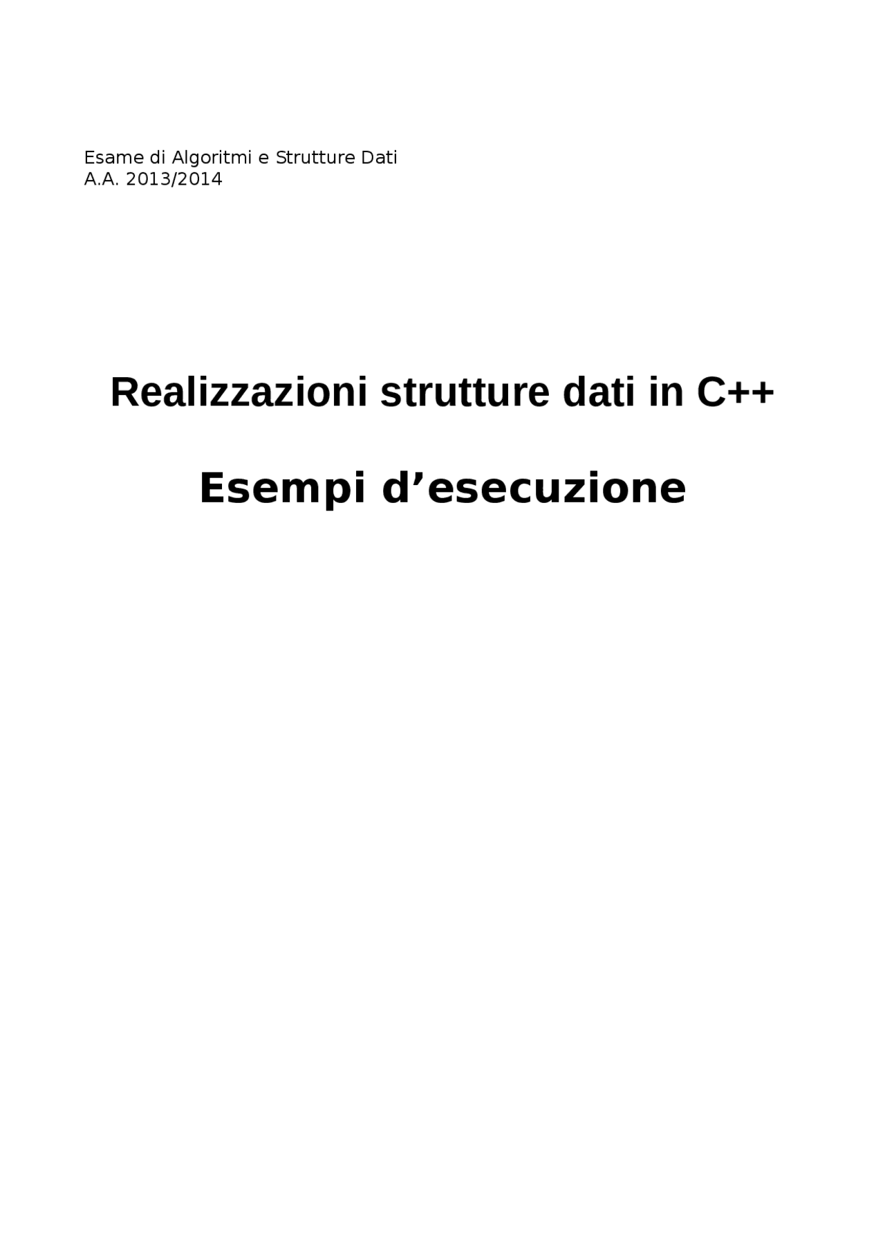 Tesina Di Algoritmi E Strutture Dati Asd Docsity