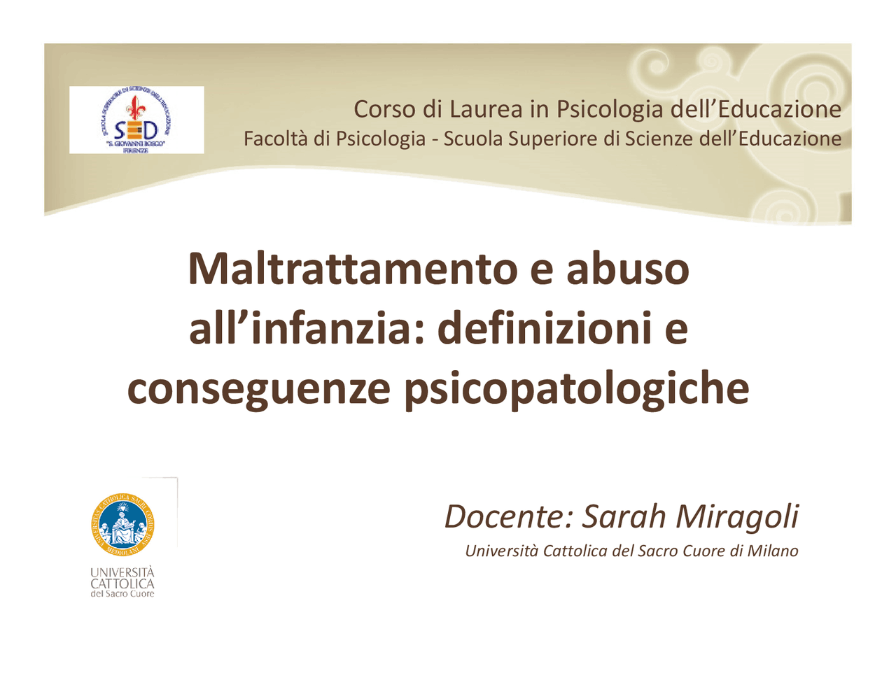 Maltrattamento E Abuso Docsity