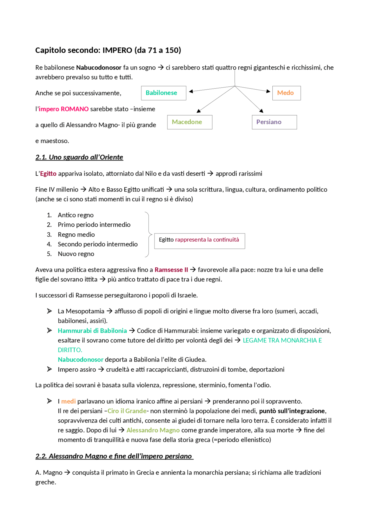 Eredità Del Mondo Antico Docsity
