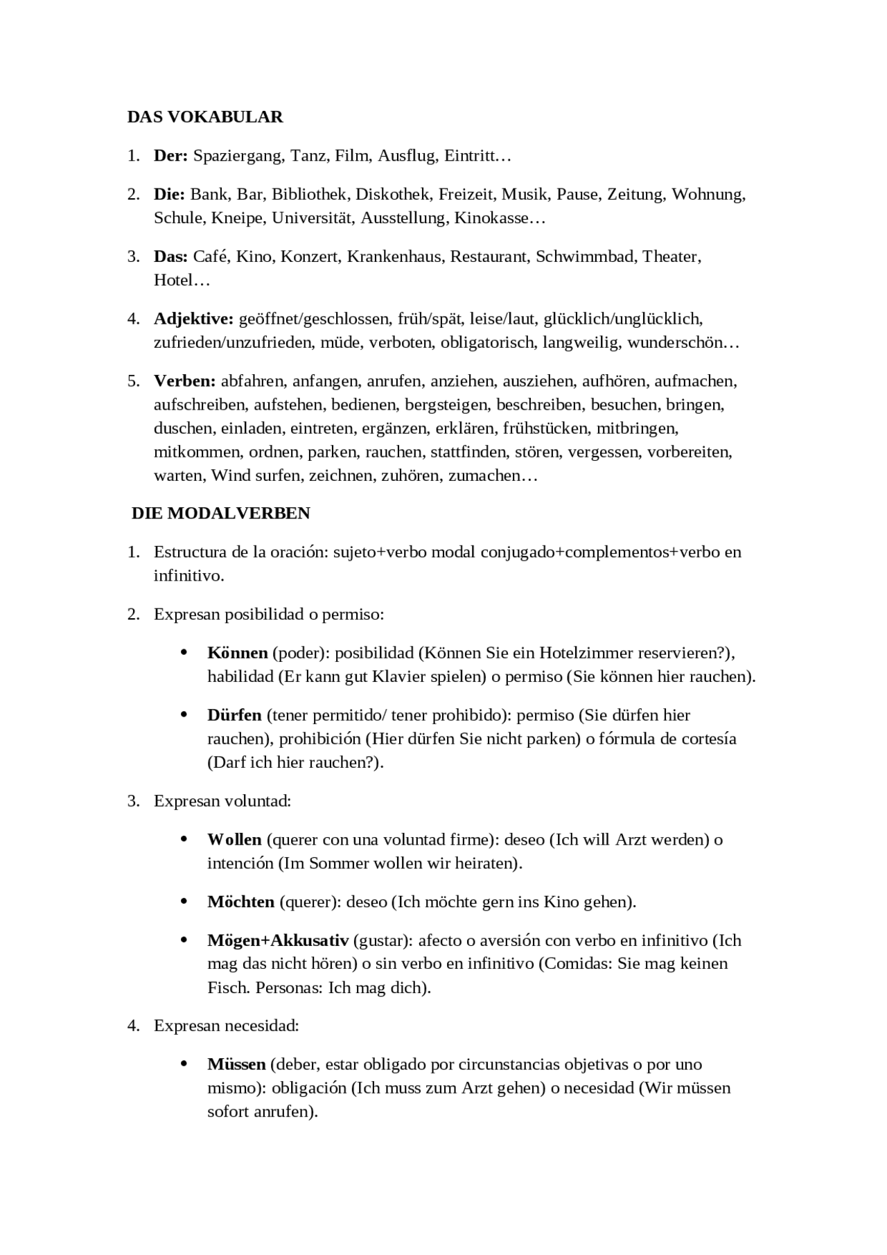 Appunti Di Tedesco A1 B1 Docsity