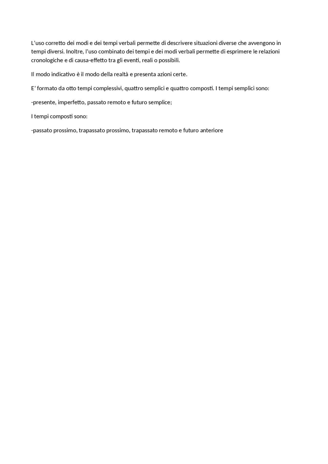 La Grammatica Italiana Docsity
