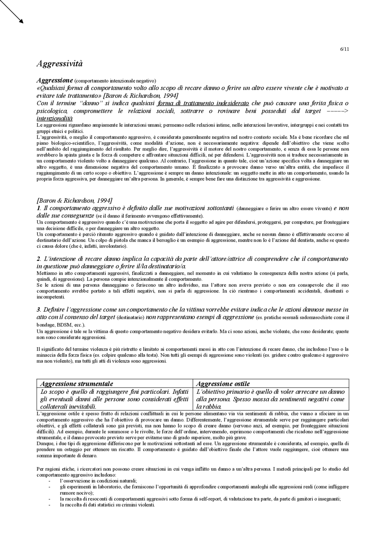 Aggressività E Comportamento Prosociale Docsity