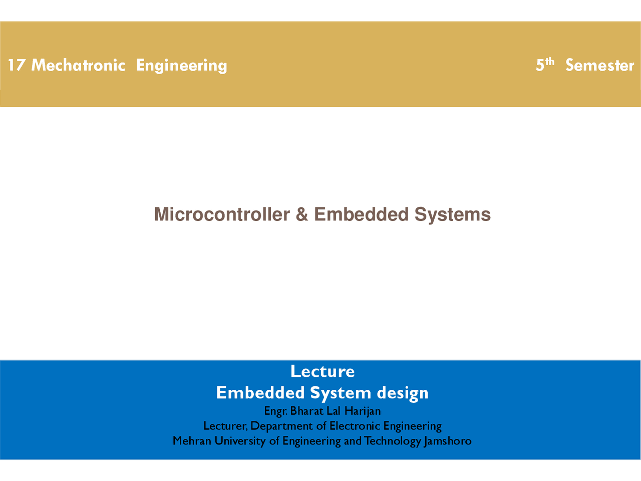 Embedded System Introduction Docsity