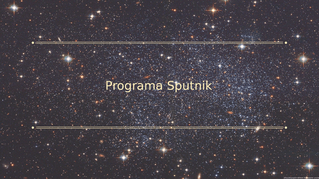 Programa Sputnik diapositivas - Docsity