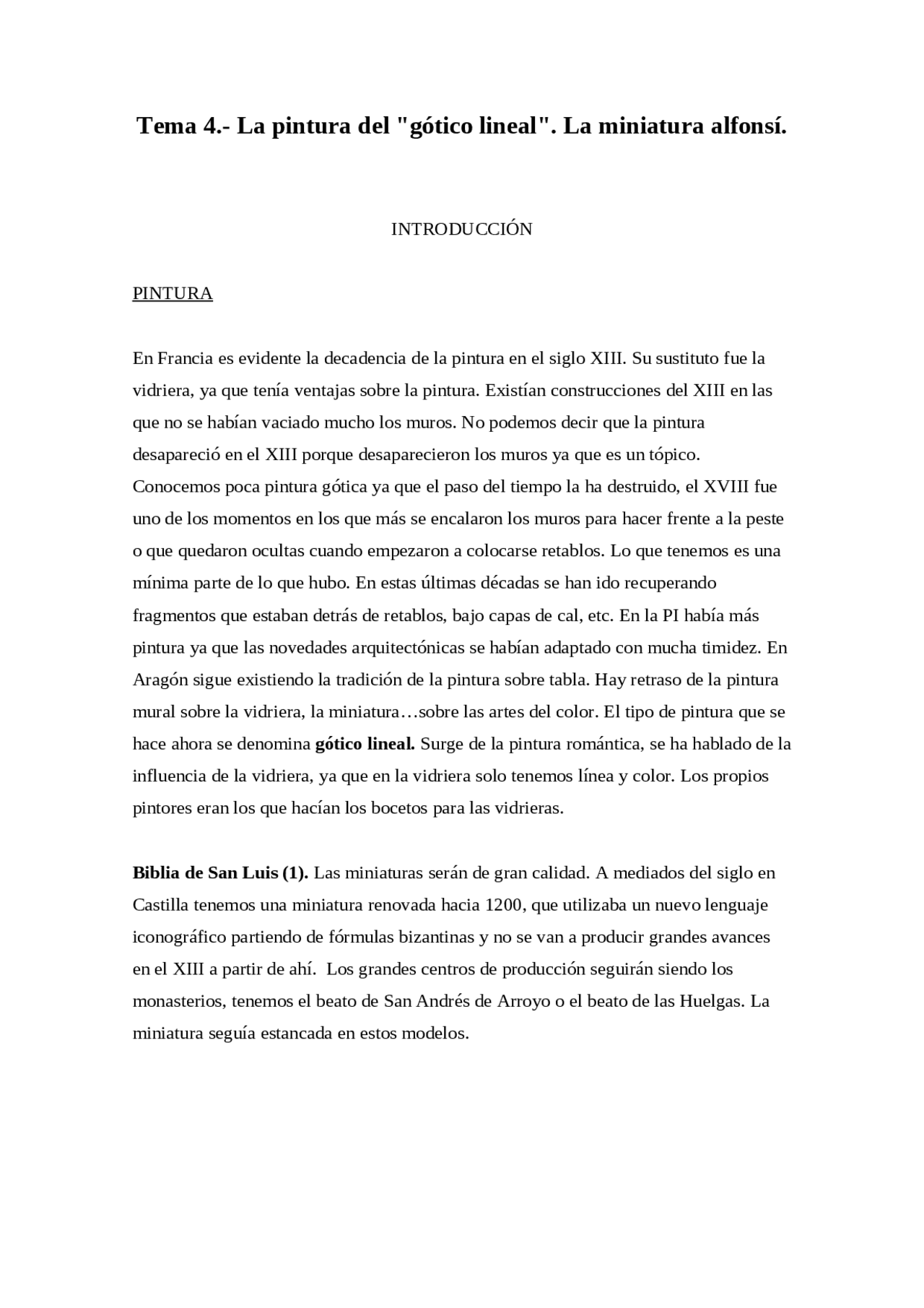 La pintura gótica lineal: origen, características y obras | Apuntes de ...