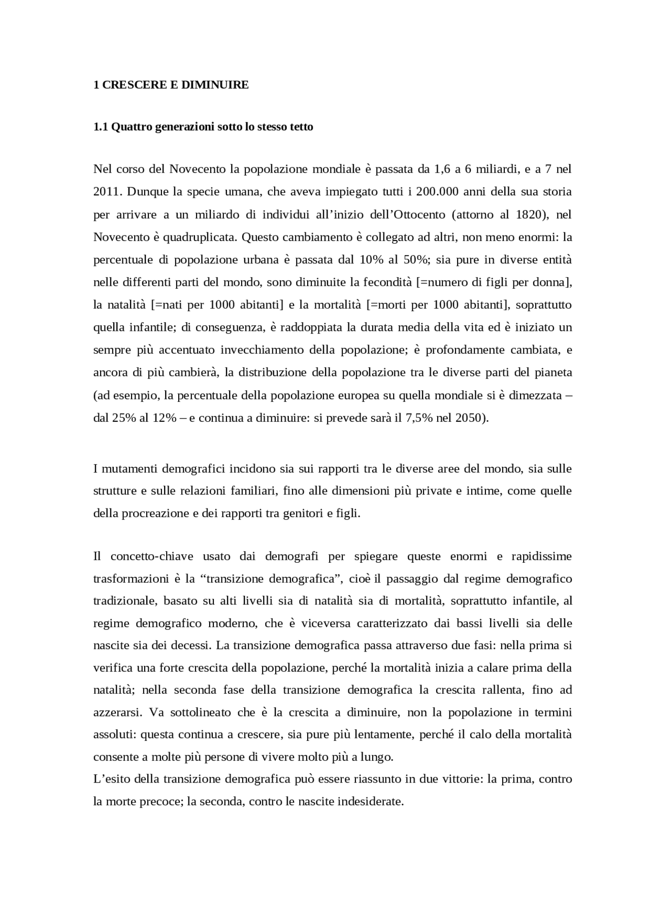 I Flussi Migratori Interni E Internazionali Docsity
