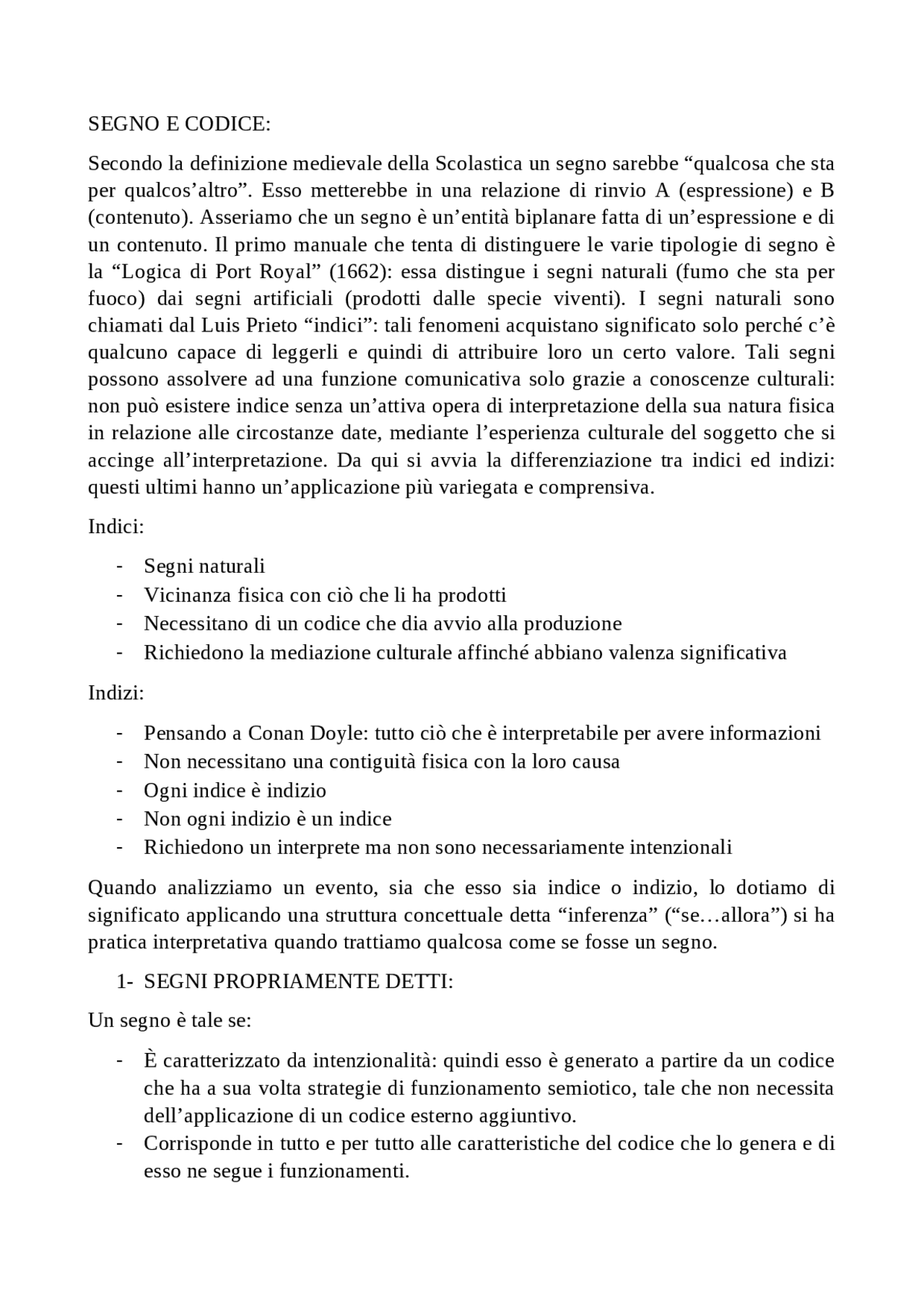 Elementi Di Semiotica Docsity