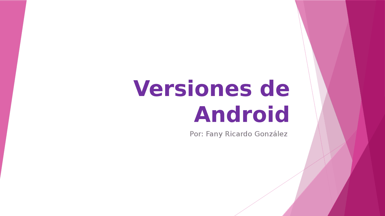 Presentación De Android Docsity