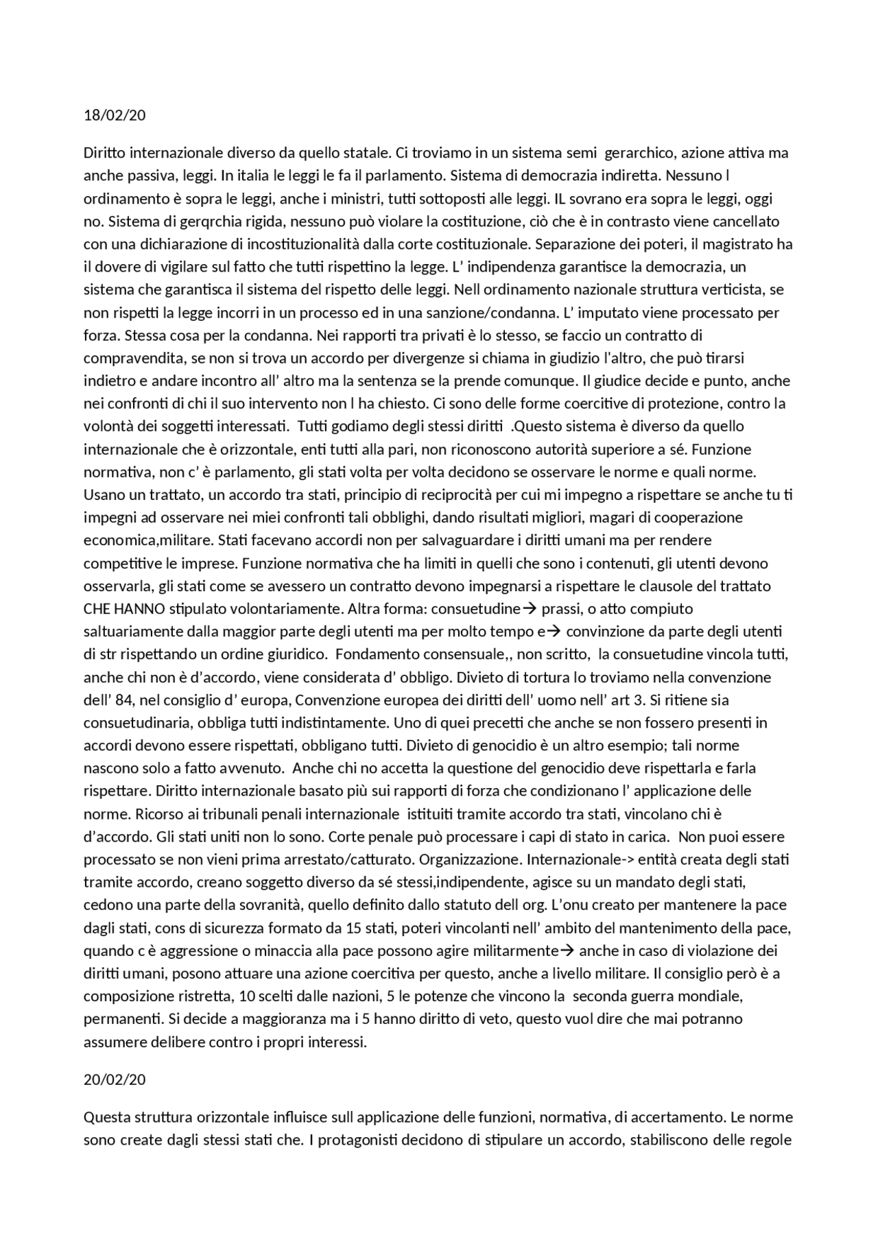 Tutela Dei Diritti Umani Docsity