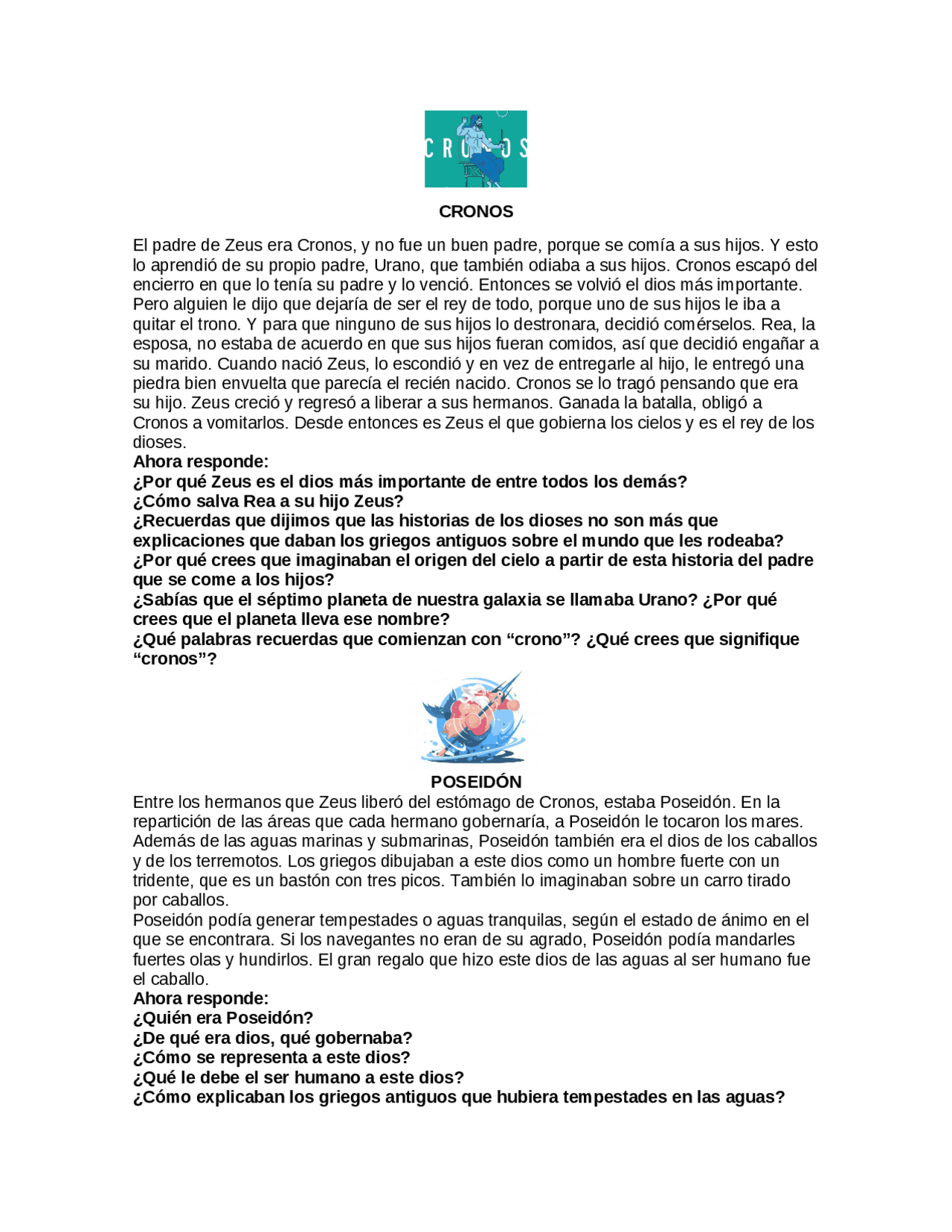 LECTURAS DE COMPRENSIÓN LECTORA | Ejercicios de Historia de España ...