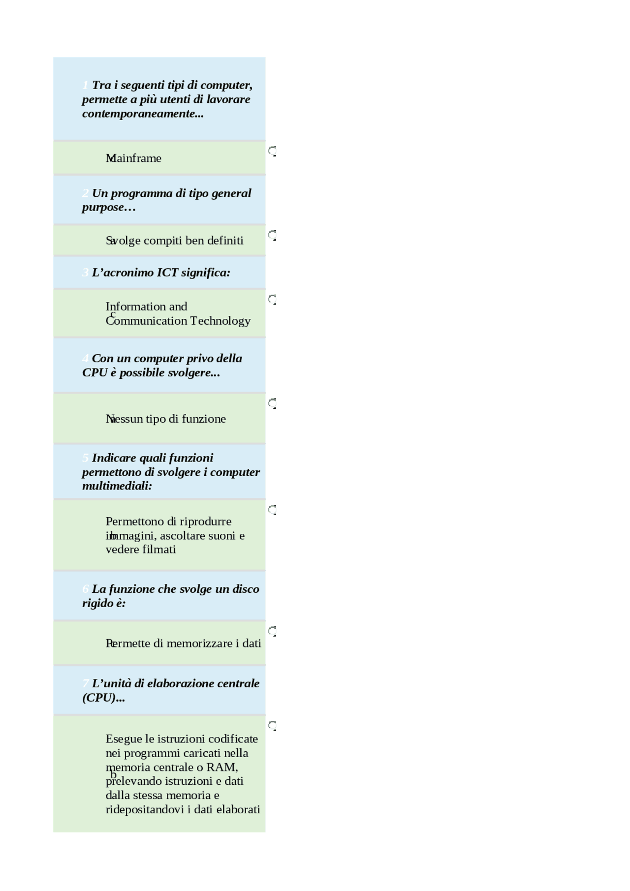 Strumenti Informatici Per Lo Sport Docsity