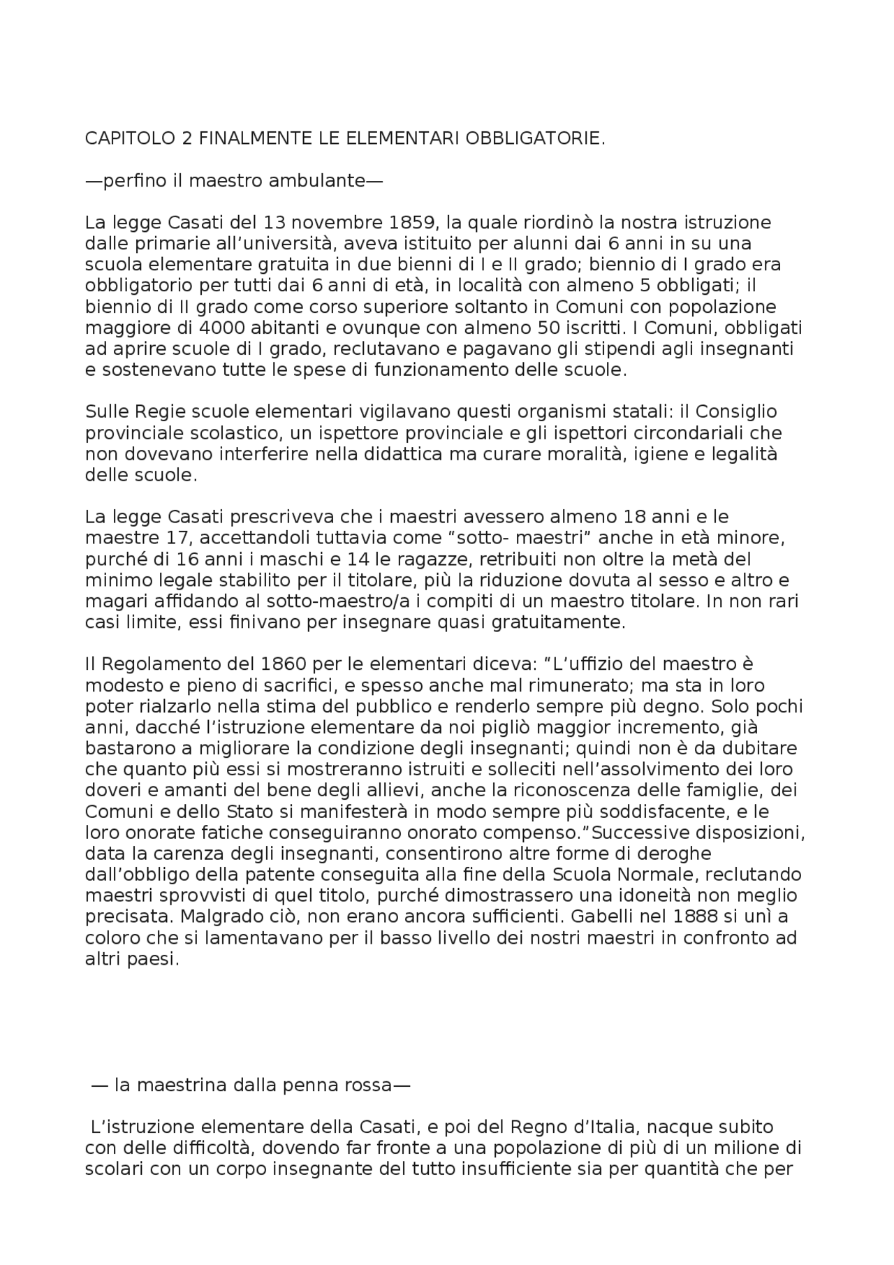Maestre E Maestri La Difficile Storia Degli Insegnanti Elementari
