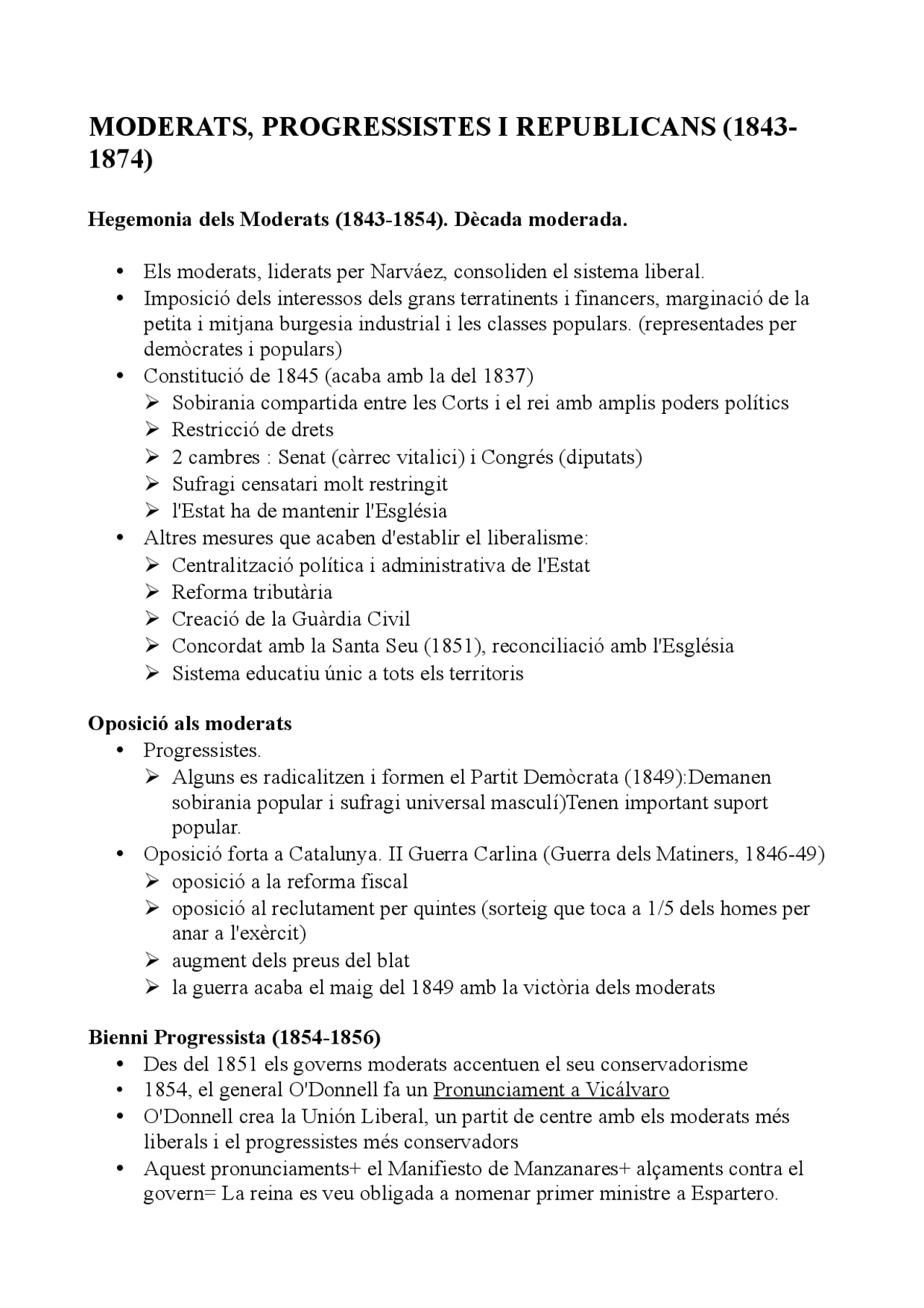 Resum Unitat 4 Història Despanya 2n De Batx Docsity