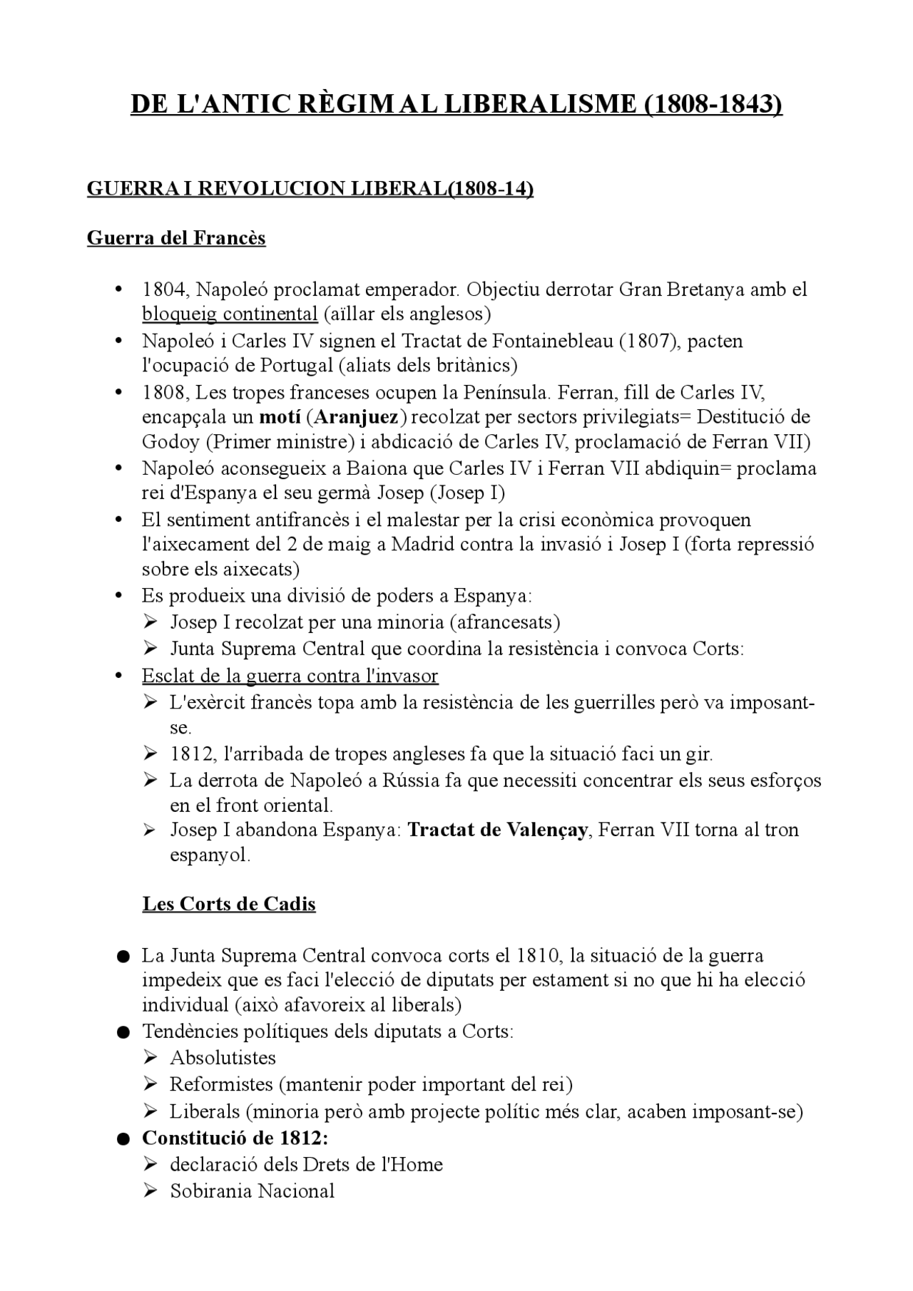 Resum Unitat 3 Història Despanya 2n De Batx Docsity