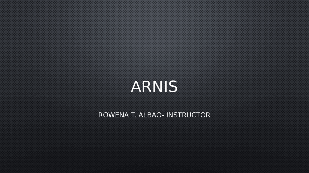 ARNIS Rules In the Physical Education | Lecture notes Physical ...