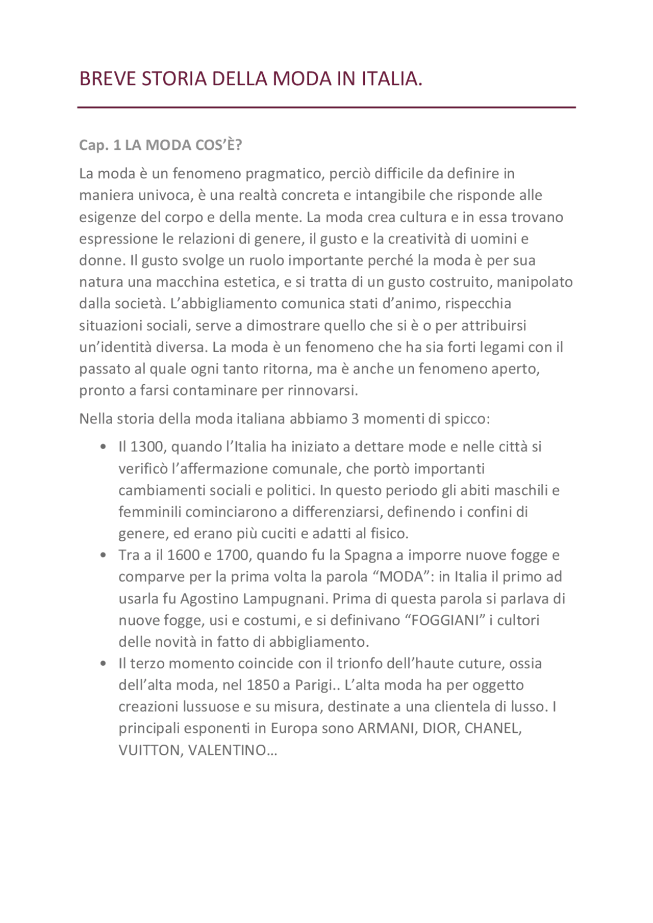 Libro Storia Della Moda Docsity
