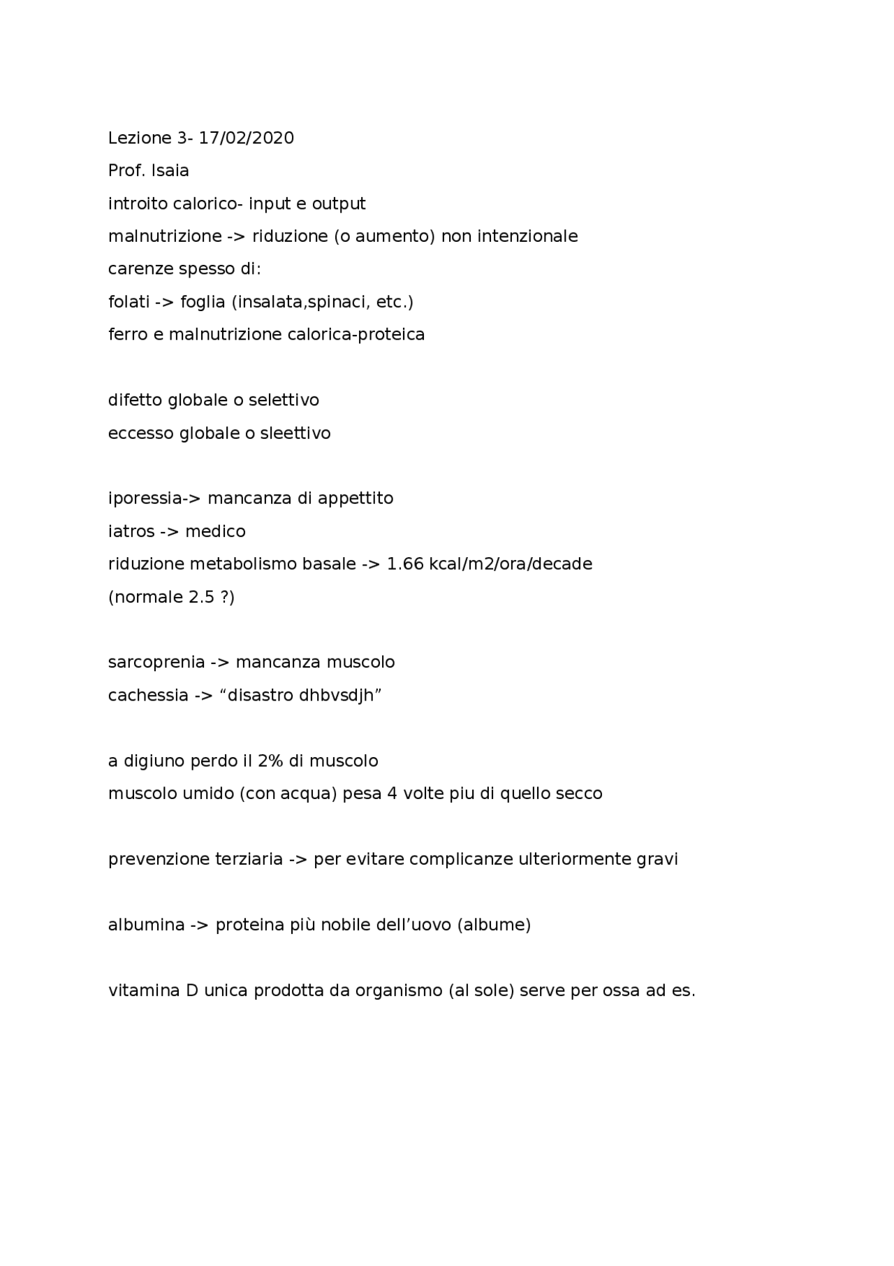 Corso Il Cervello Che Invecchia Docsity