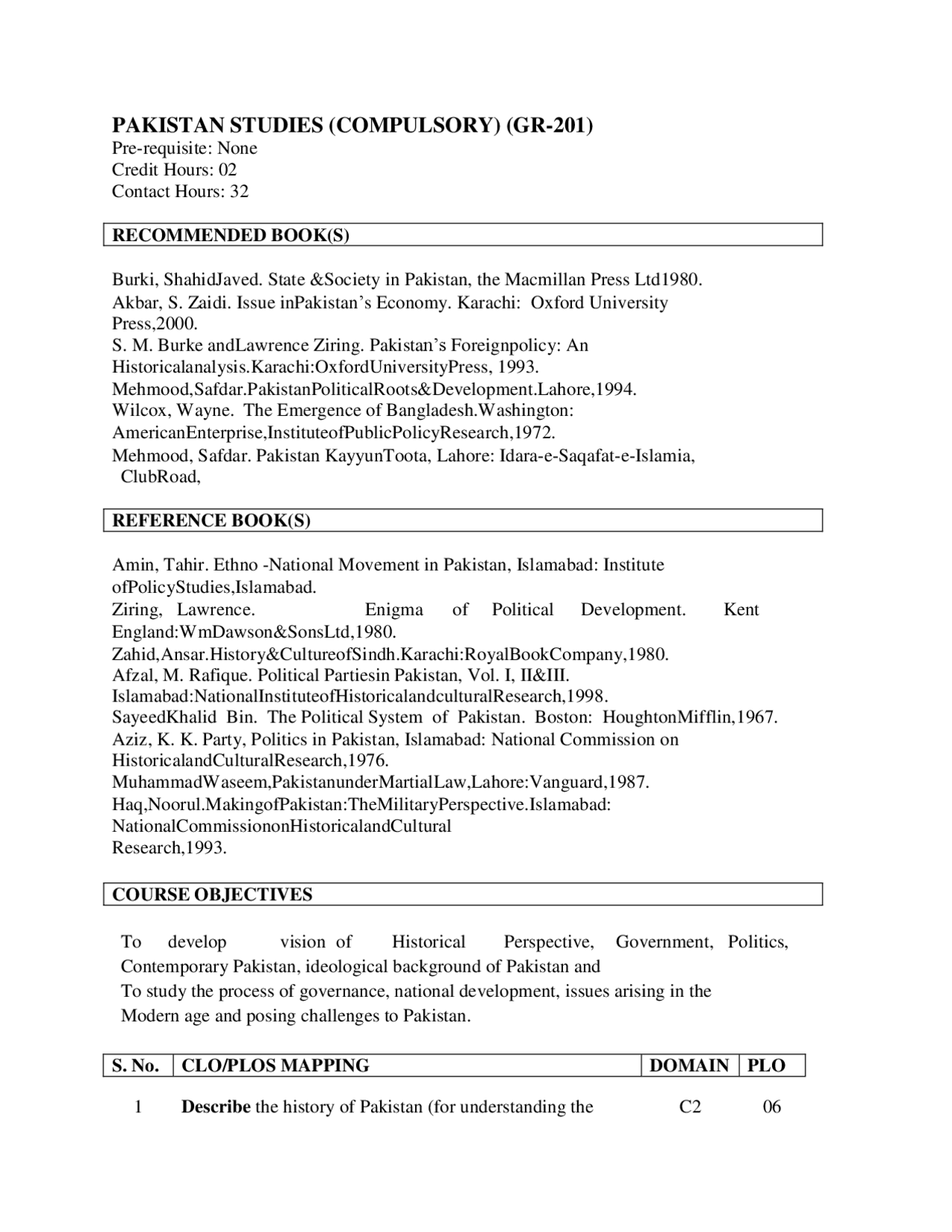 Pakistan Studies Notes - Docsity