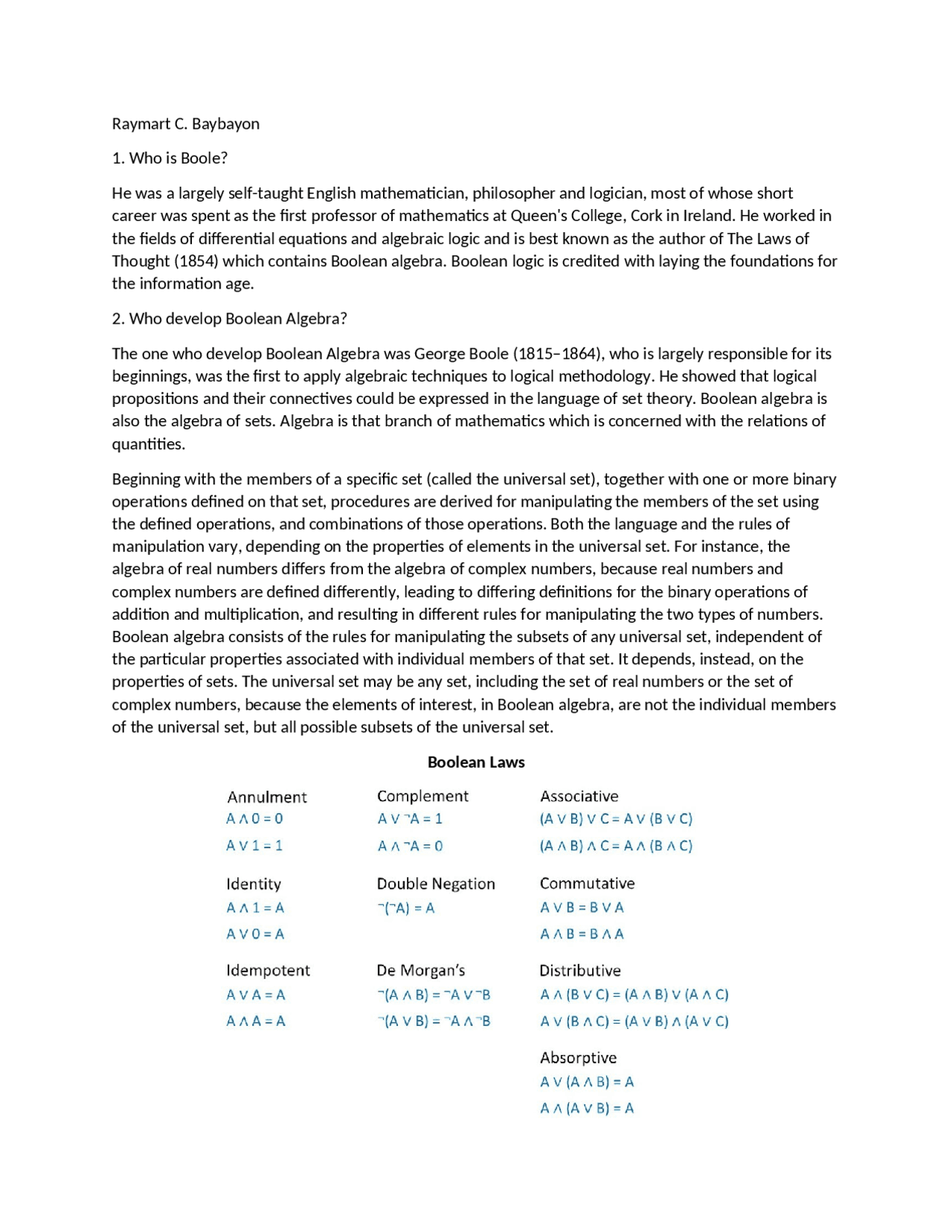 What Is Boolean Algebra Lecture Notes Electromagnetic Engineering