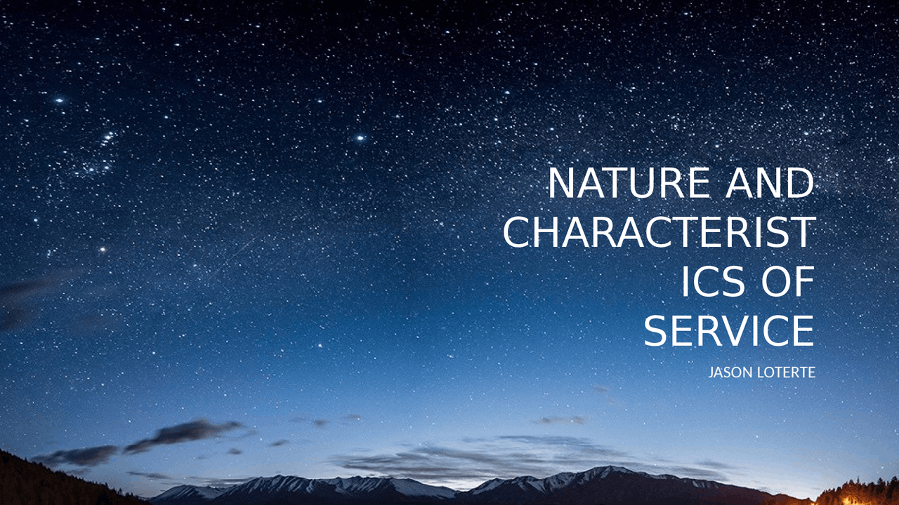 Characteristics of Services: Intangibility, Simultaneity, Variability ...