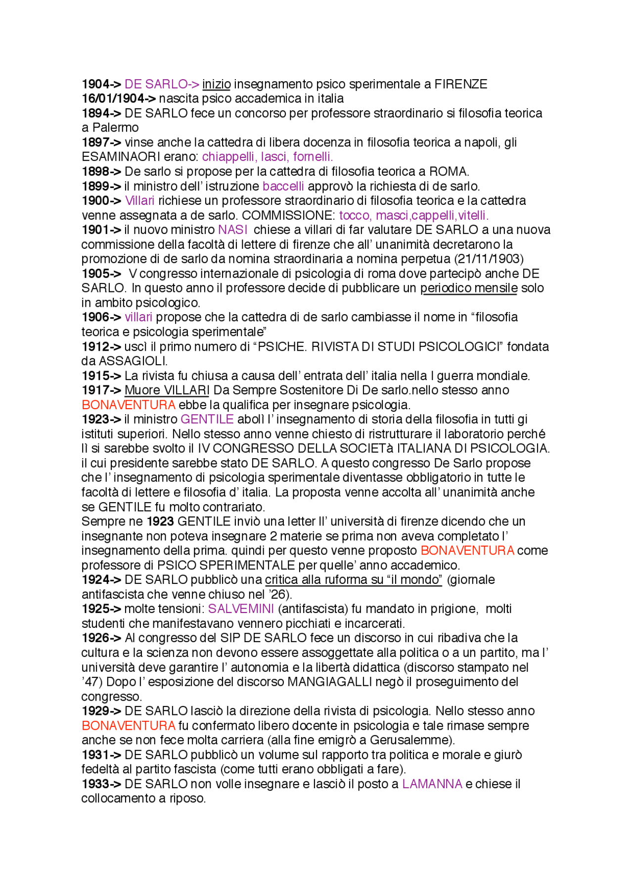 Sintesi Senza Cattedra Docsity