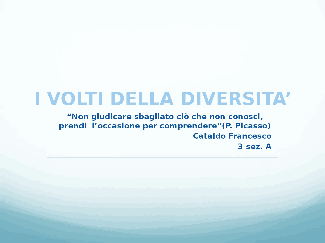 I Volti Della Diversità Docsity