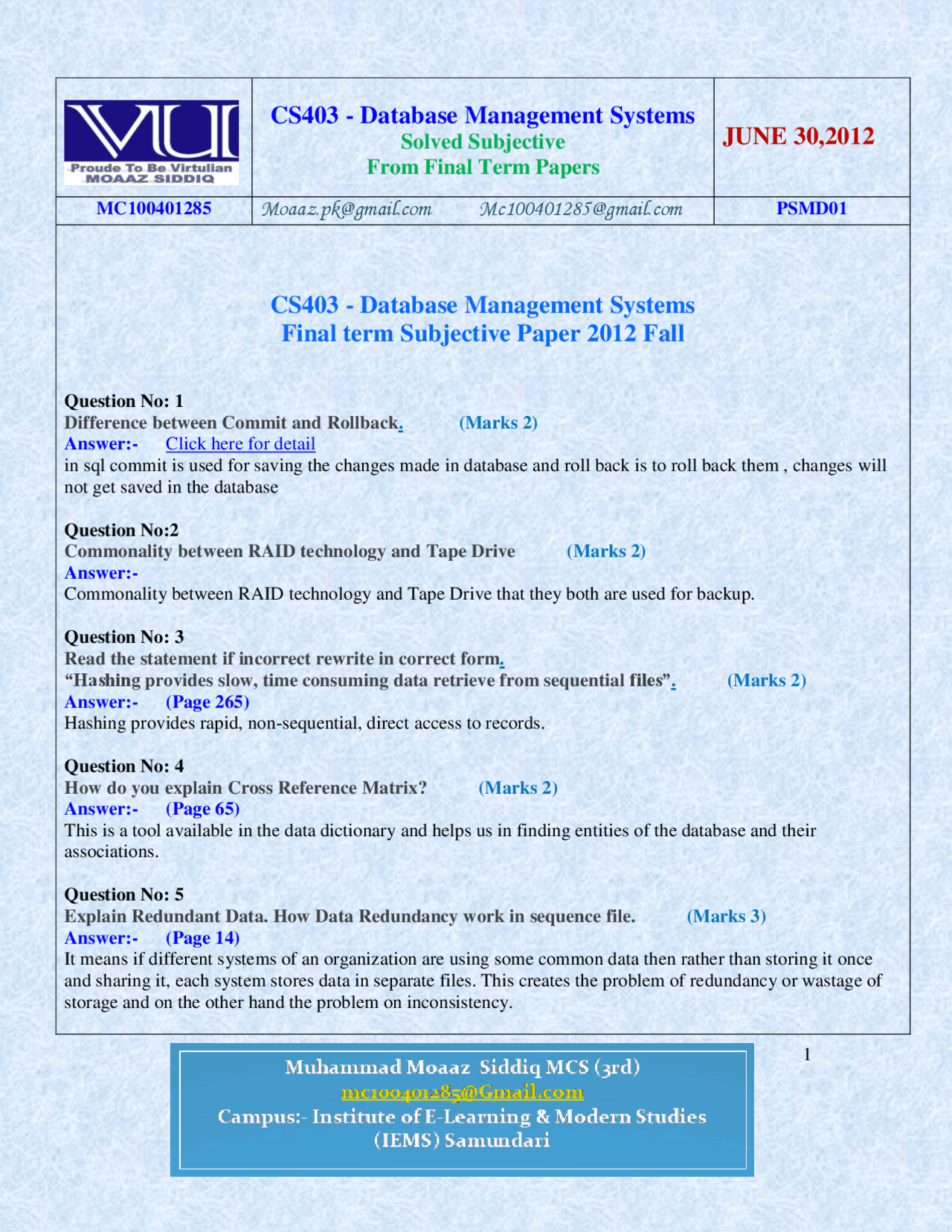 BS Computer Science | Study notes Digital Logic Design and Programming ...
