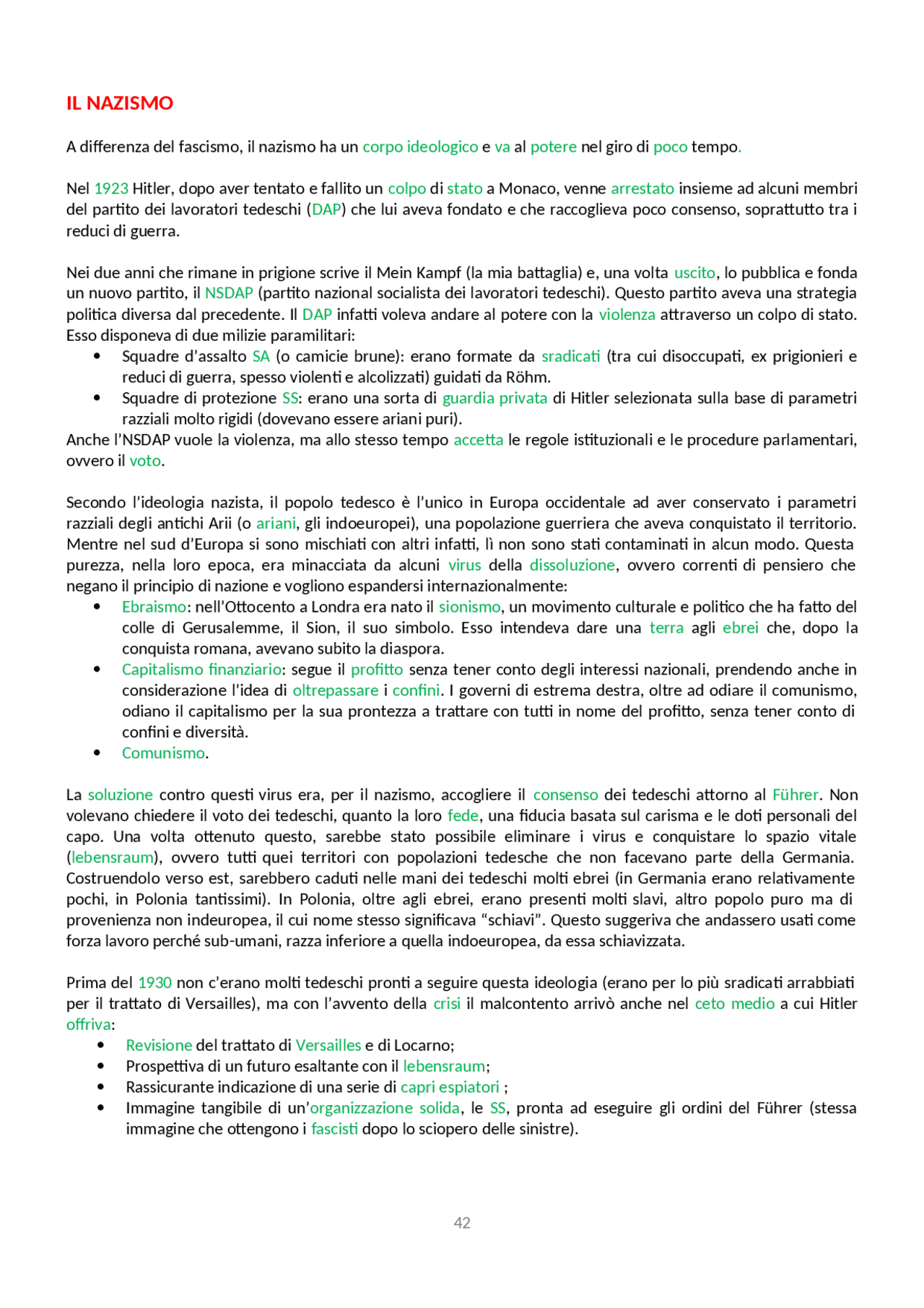 Nazismo E Totalitarismi Docsity
