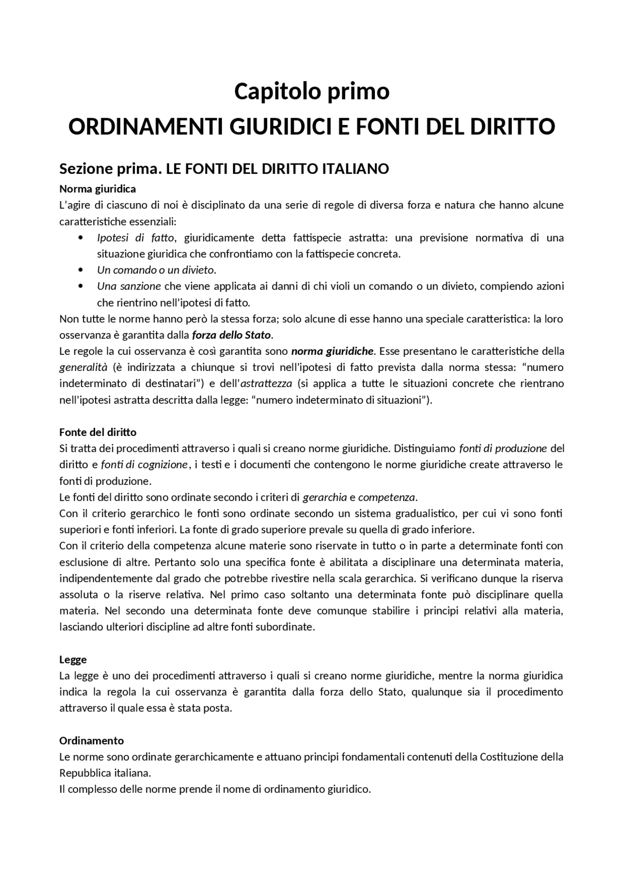 Diritto Privato Riassunto Intro Scienze Giuridiche Docsity