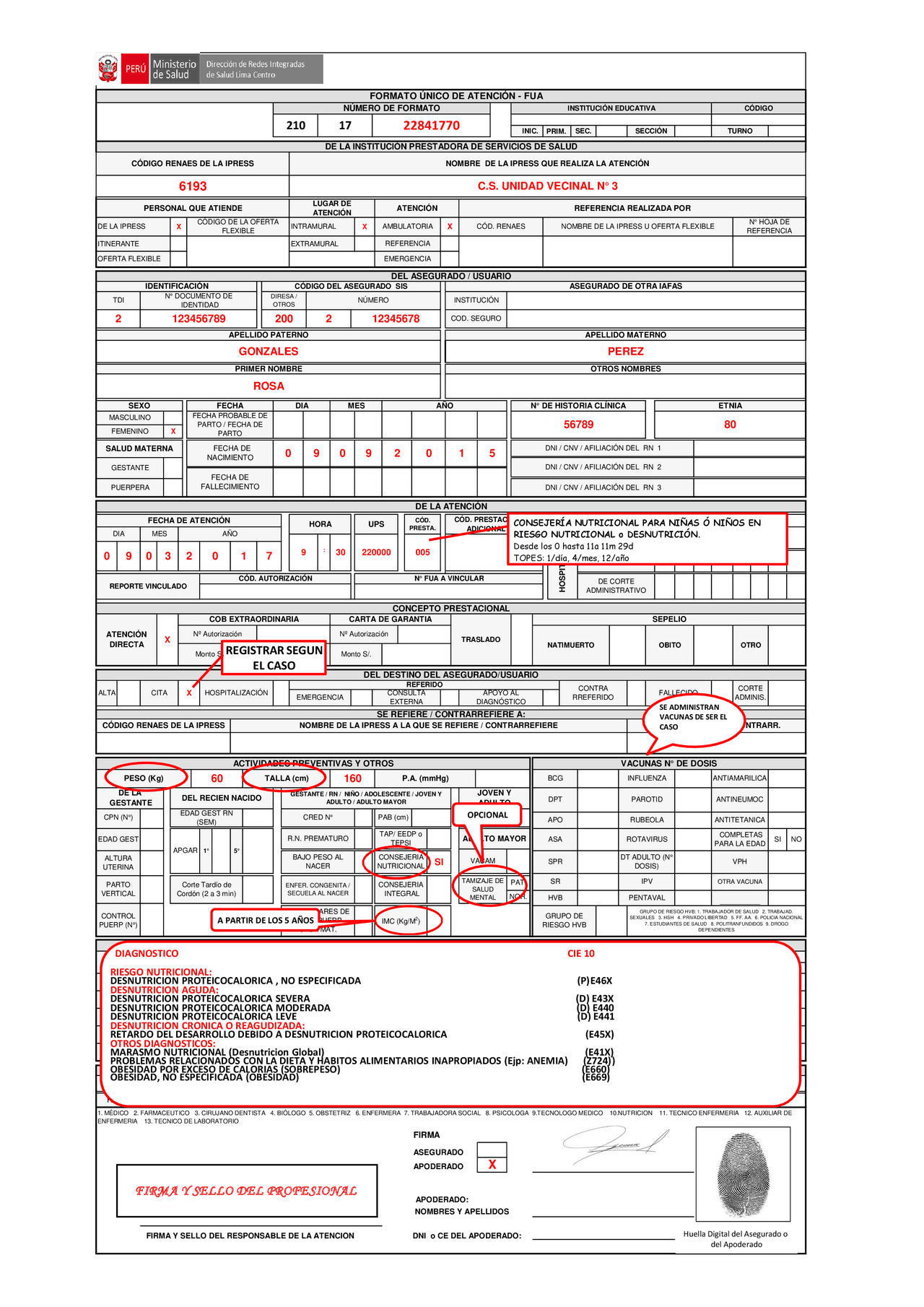 LLENADO DE FUA MINSA MEDICINA | Guías, Proyectos, Investigaciones de Ciencias de la Tierra y del ...