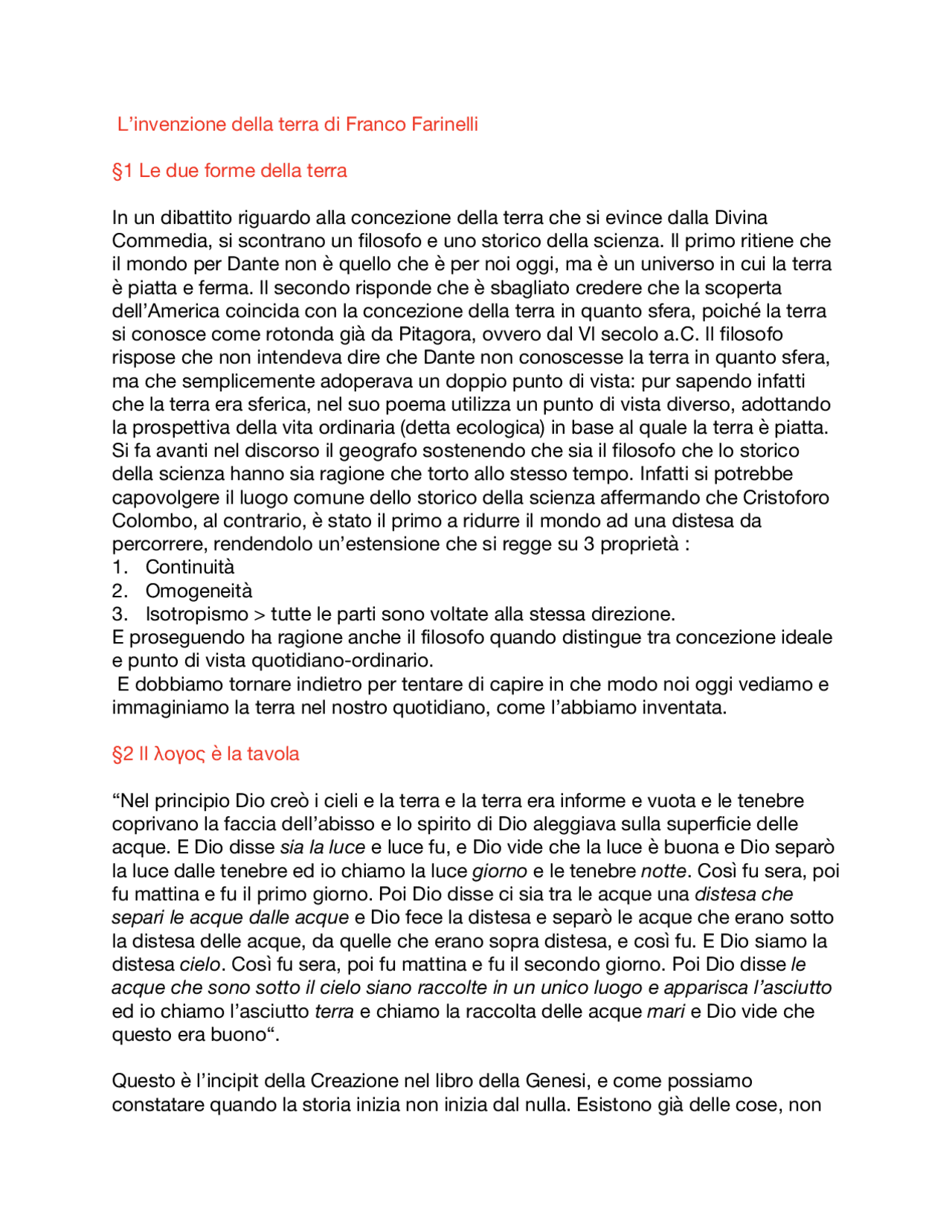 Linvenzione Della Terra Franco Farinelli Docsity