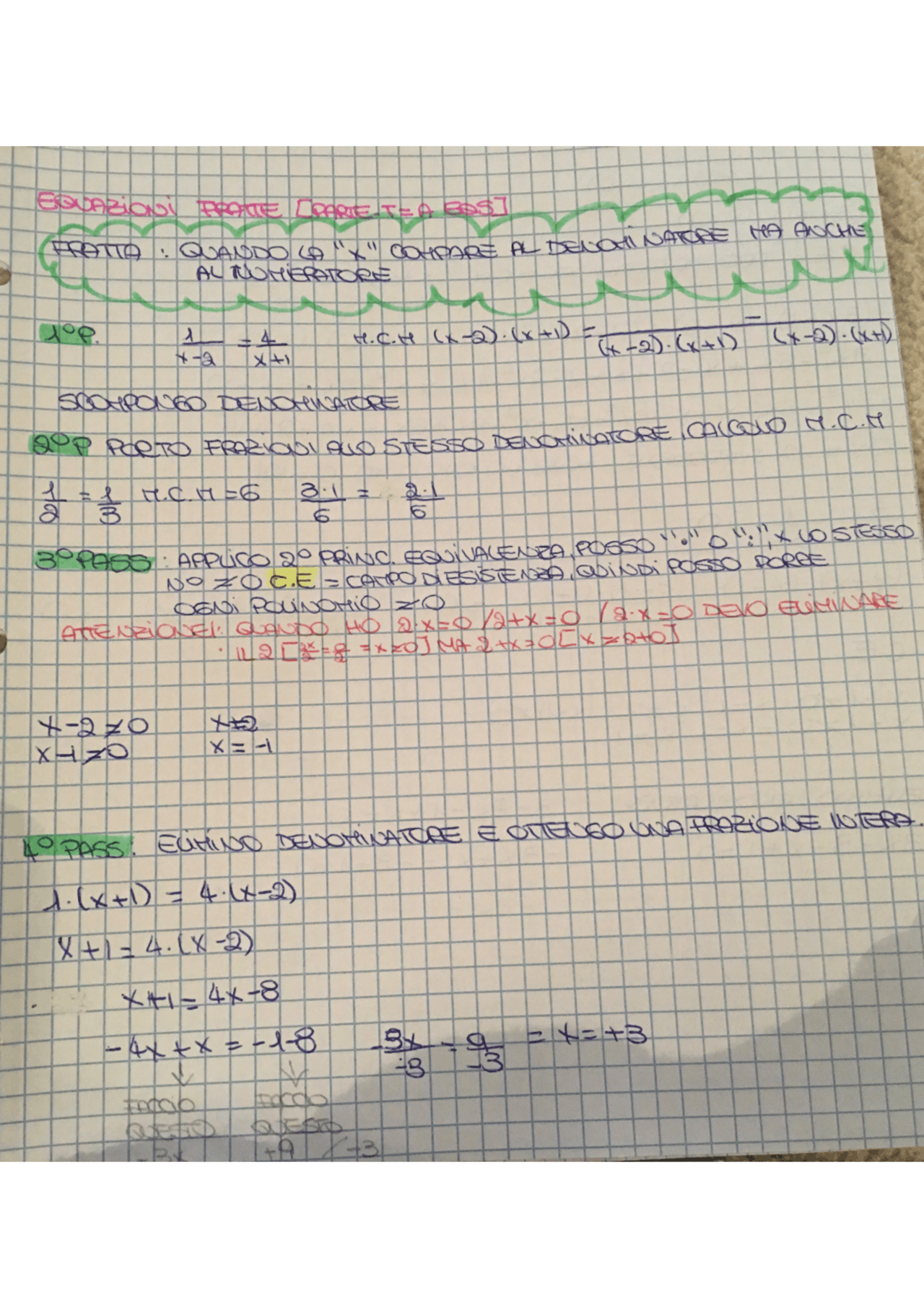 Equazioni 4 Appunti Adatti A Classe Seconda Liceo Docsity