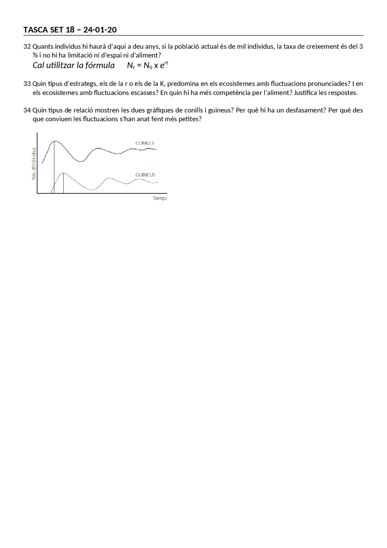 Ejercicios De Exámenes De Biología Docsity