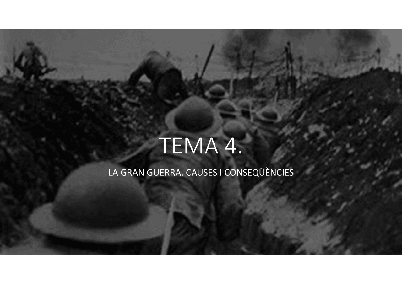 Tema 4 historia politica y social contemporanea - Docsity