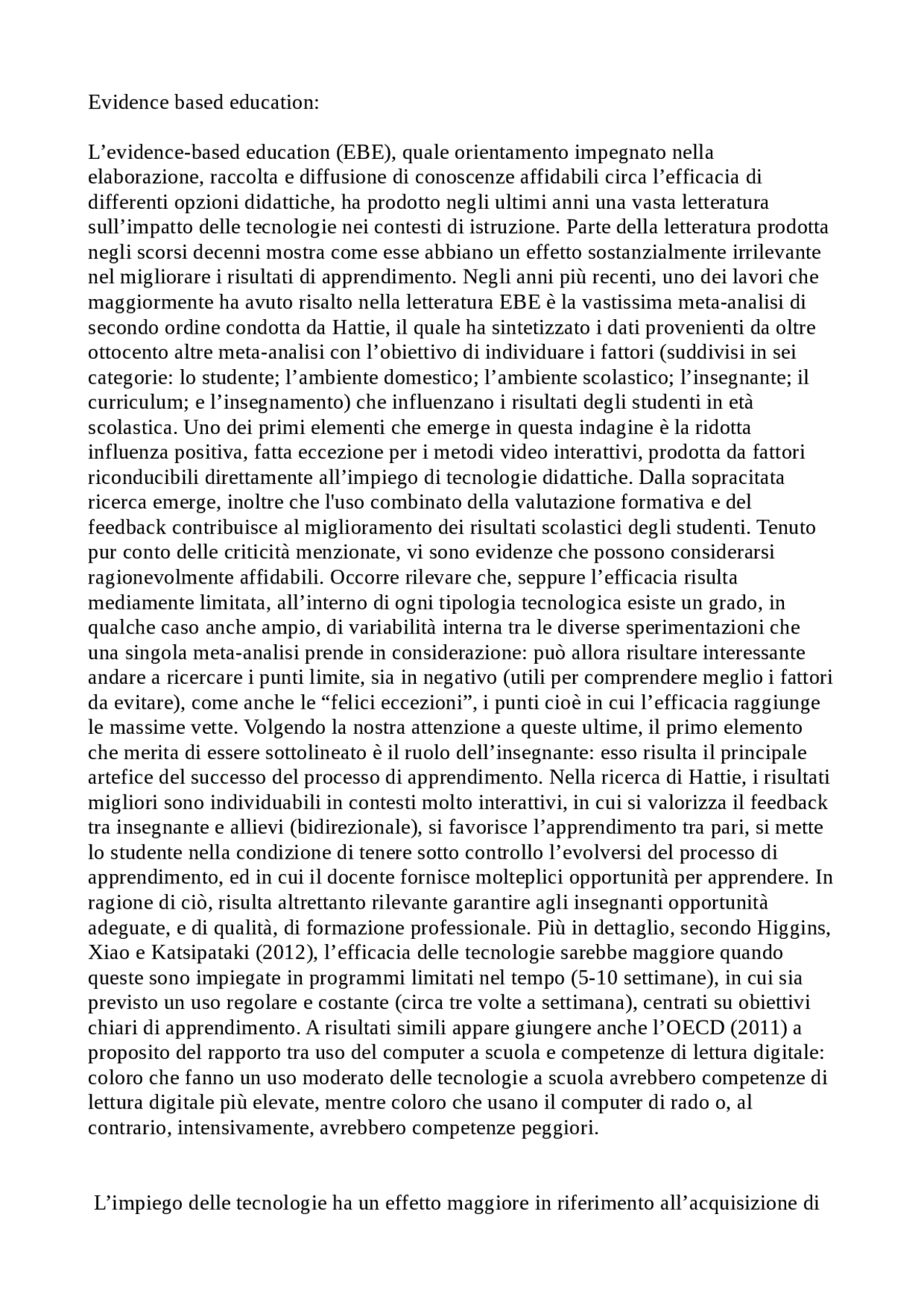 Tecnologie Didattiche Docsity