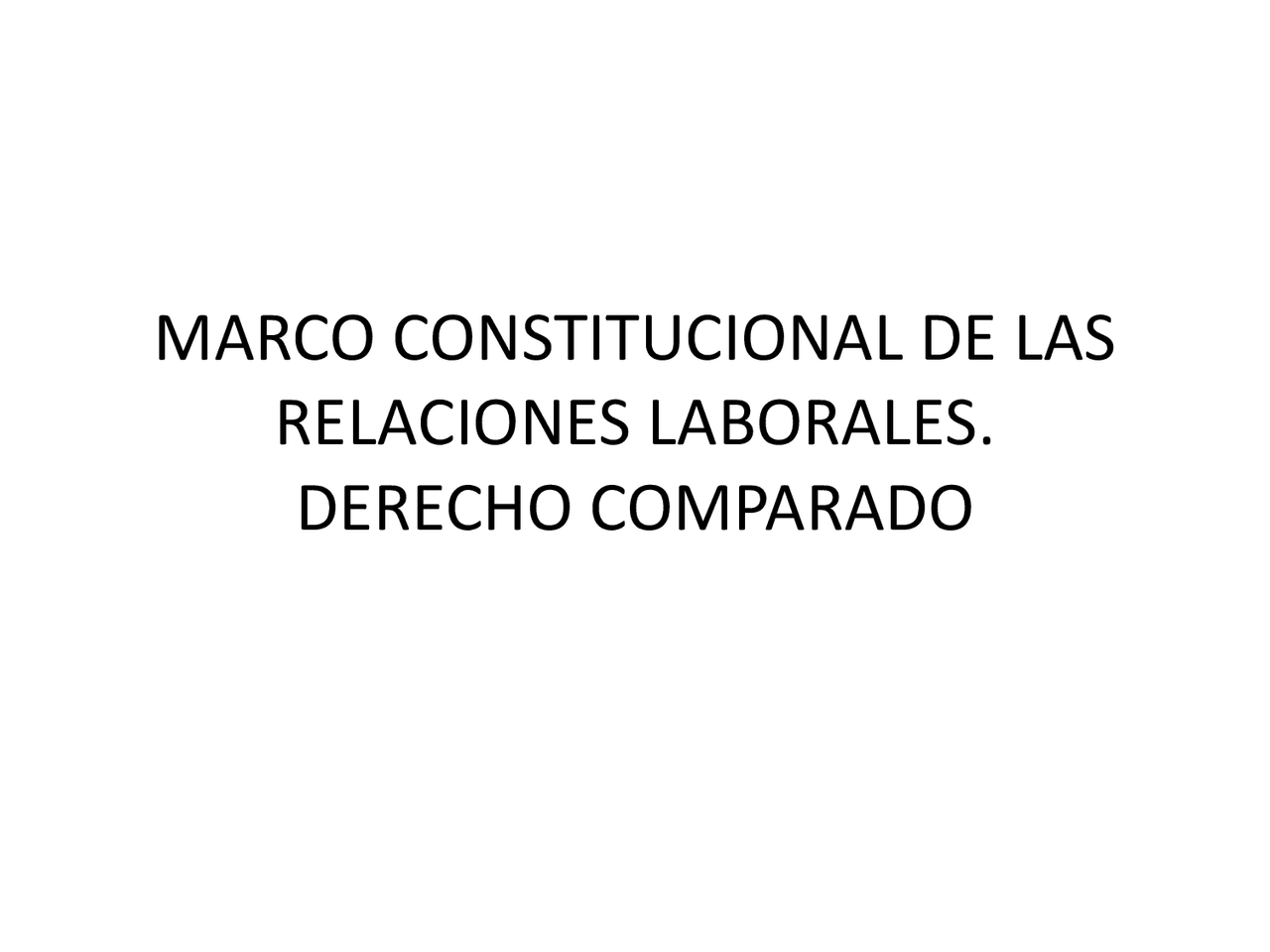 Marco constitucional - Docsity