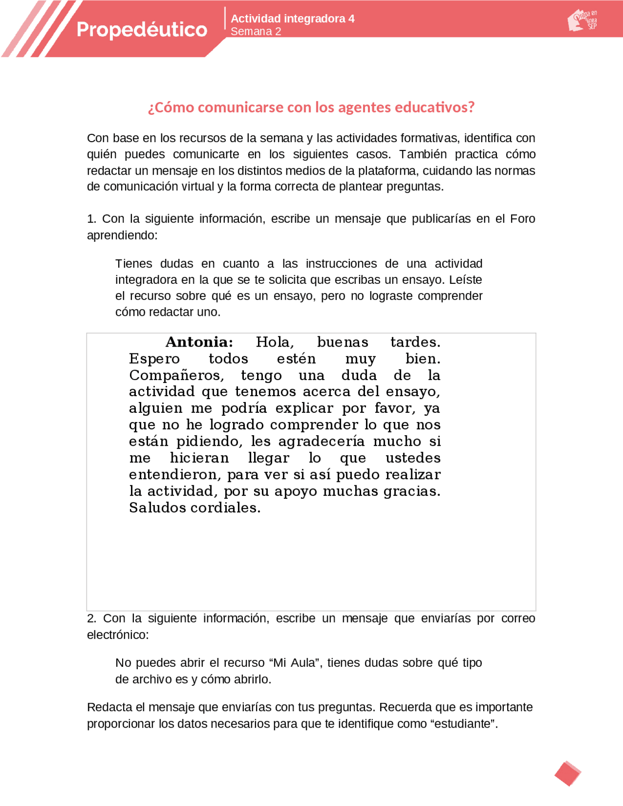 Ejemplo De Ensayo Comunicacion 2 Docsity