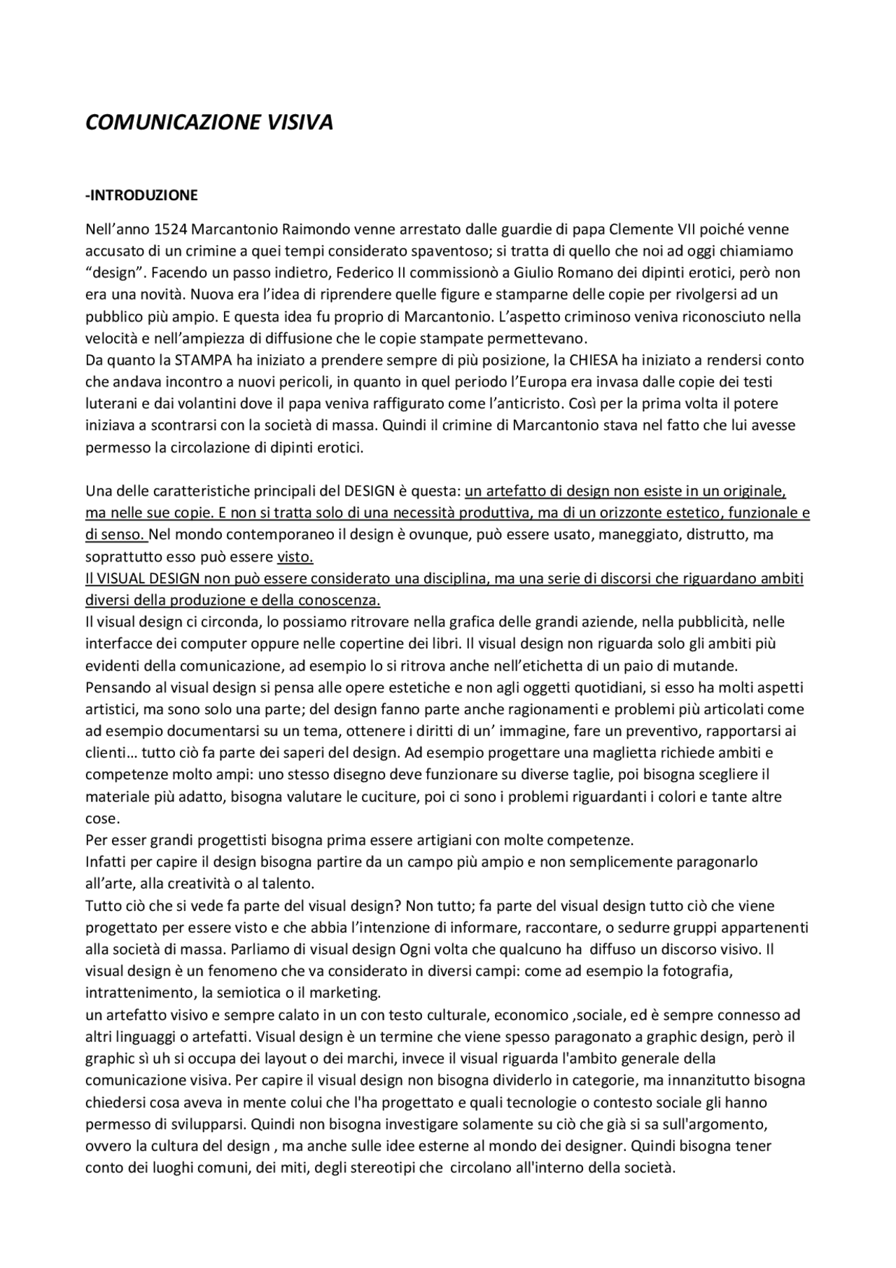Critica Portatile Al Visual Desing Docsity
