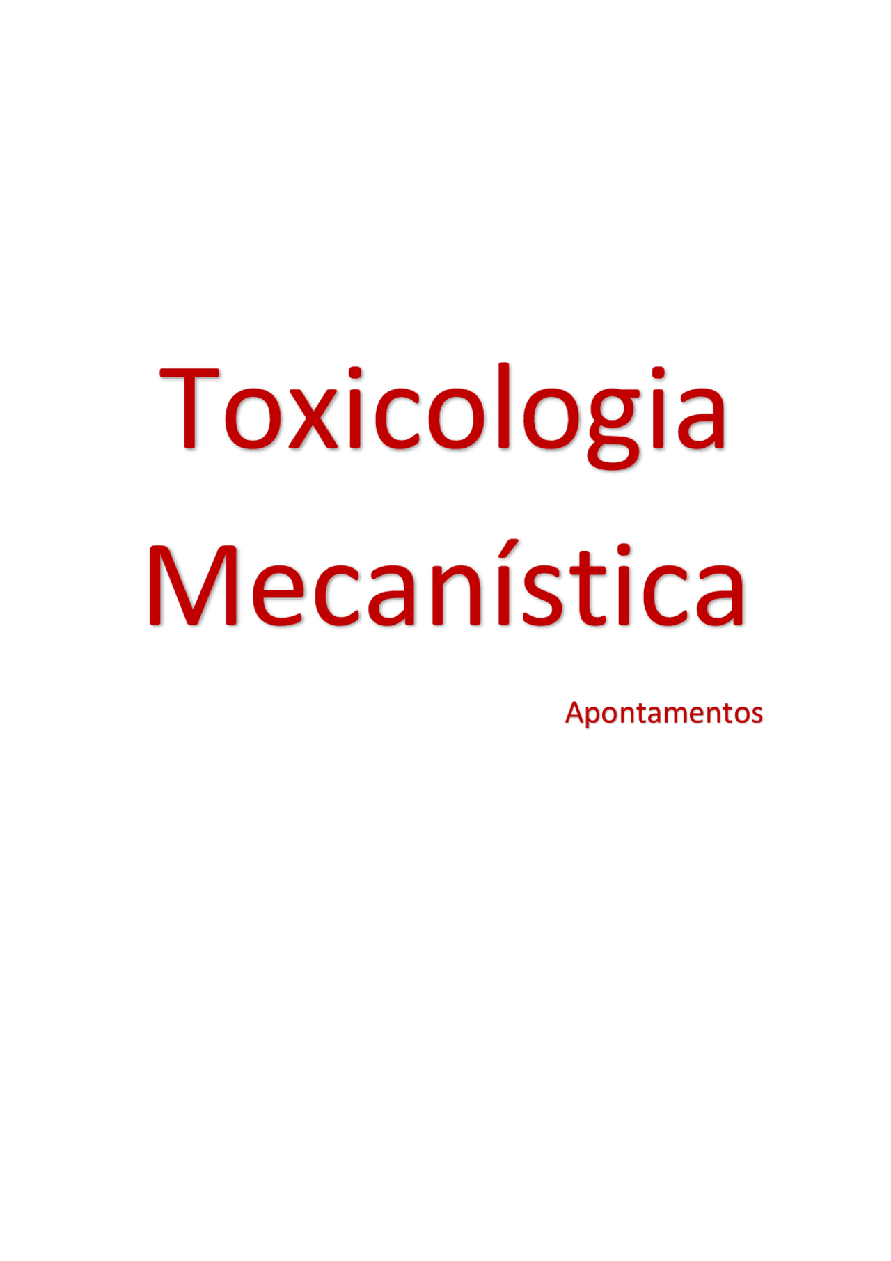 Toxicologia Fac Docsity