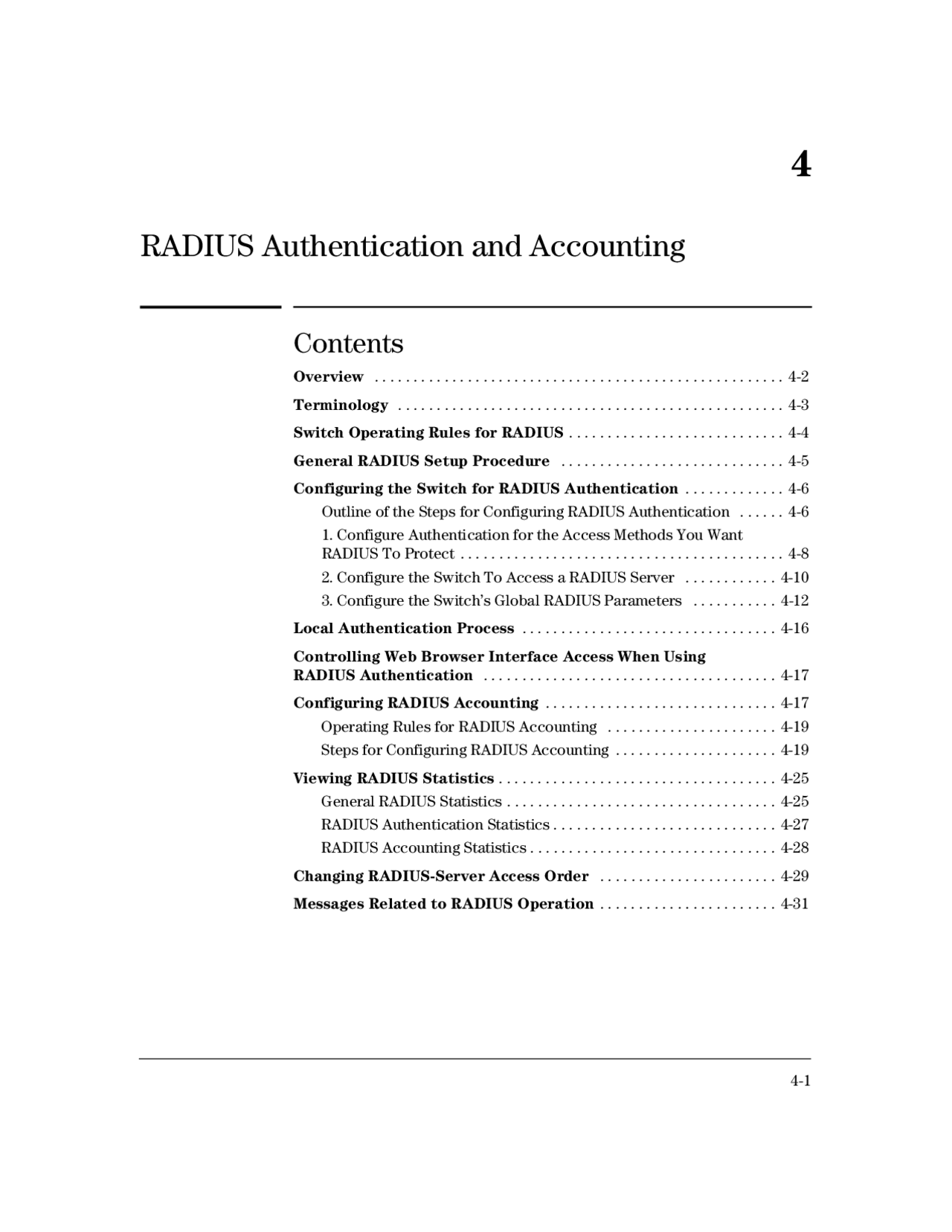 Radius Configuration Docsity