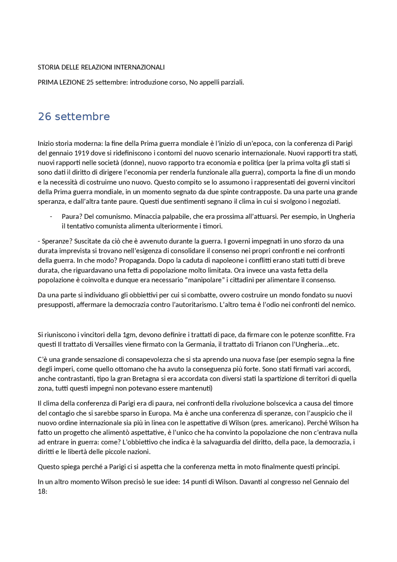 Storia Delle Relazioni Internazionali Vol 1 E 2 Ennio Di Nolfo Docsity