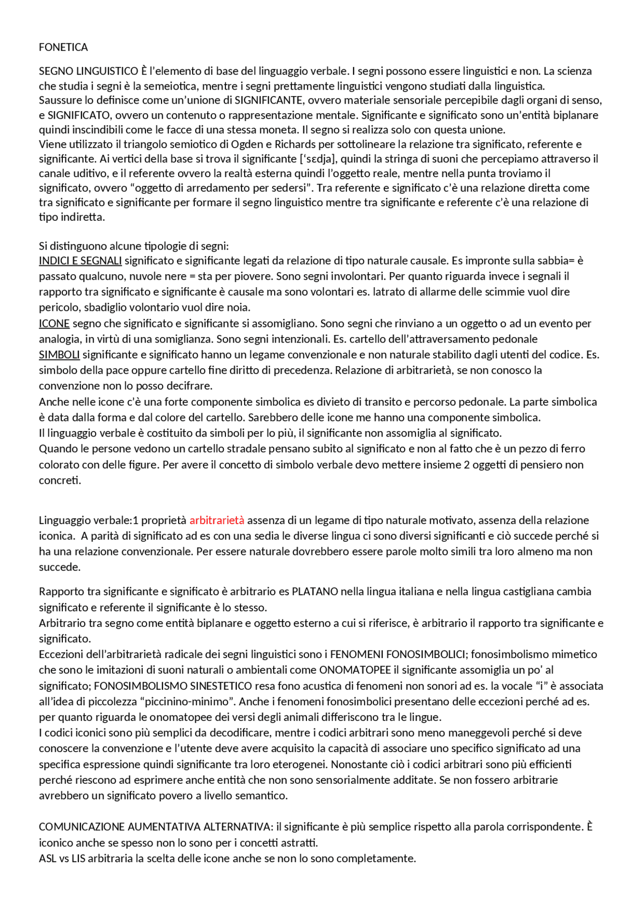 Linguistica Parte Della Fonetica Docsity