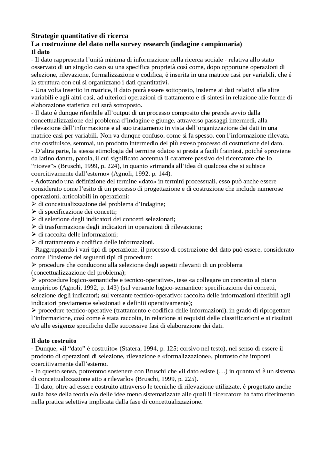 Strategie Quantitative Di Ricerca Docsity