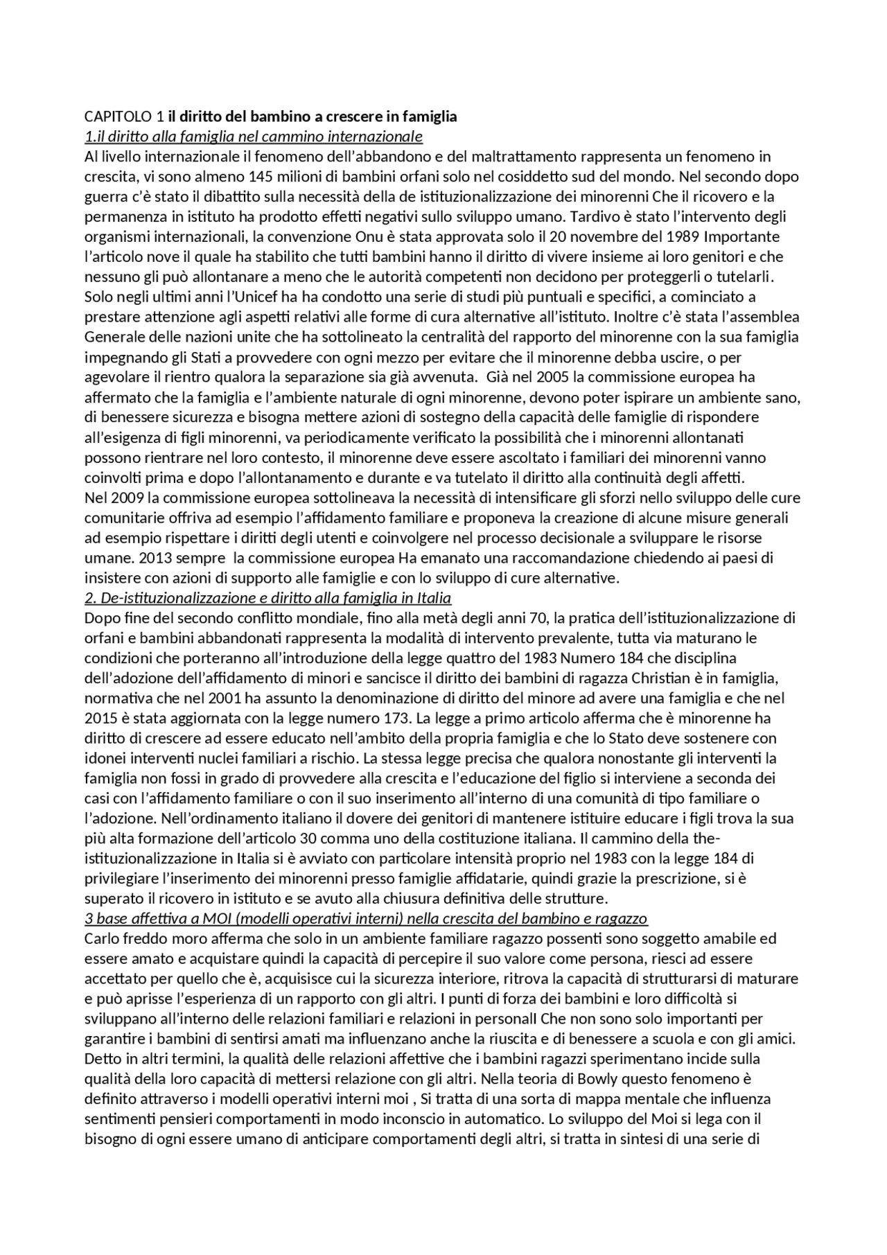 Gli Assistenti Sociali Non Rubano Più I Bambini Docsity