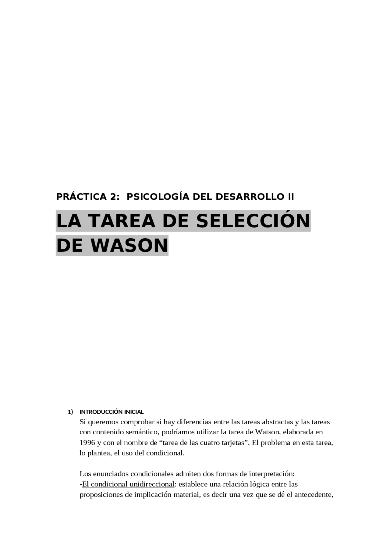 Pec Desarrollo 2 Psicologia Docsity