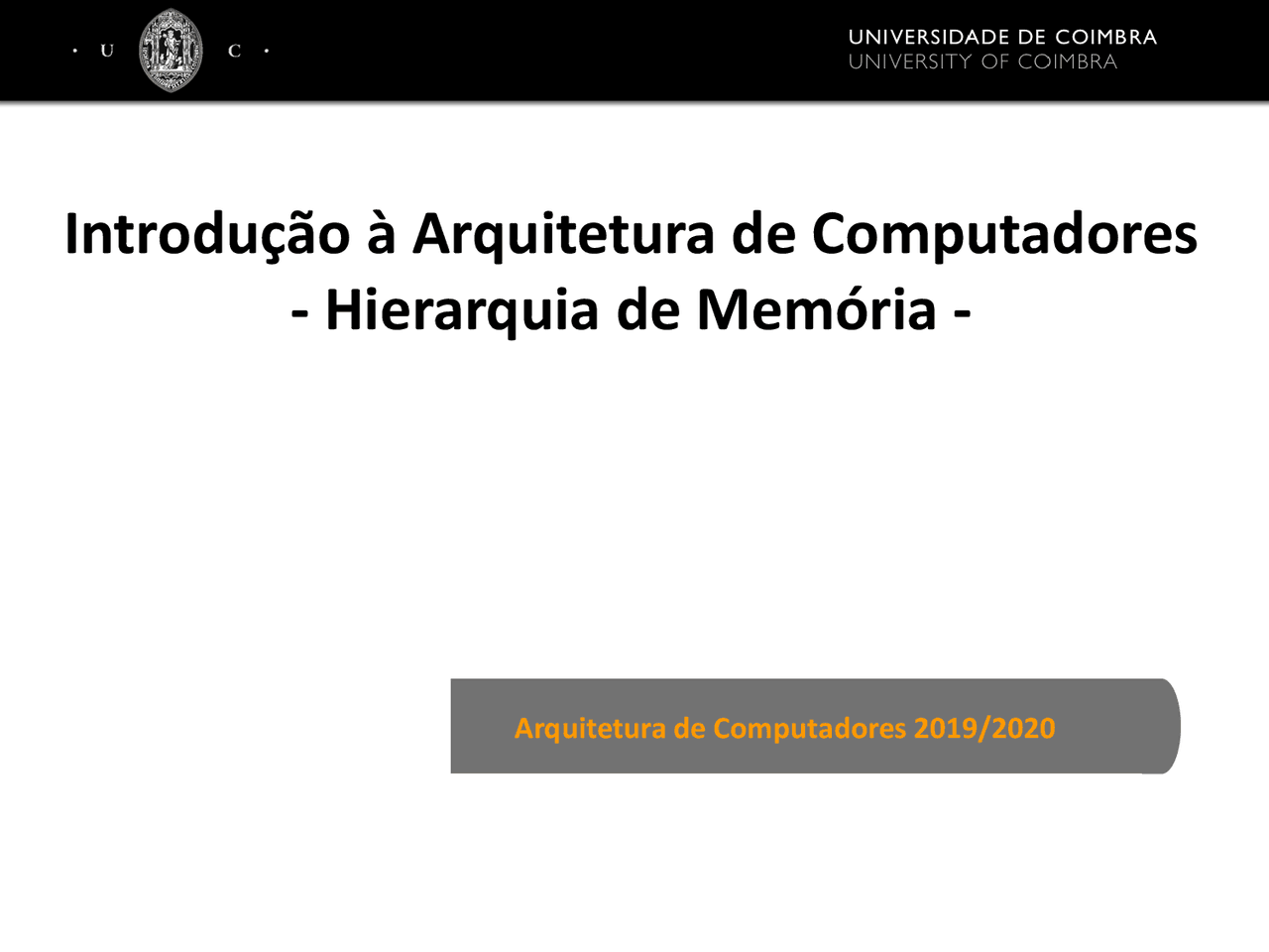 Aula De Arquitetura De Computadores Docsity