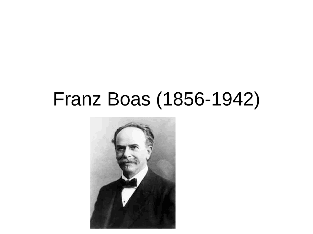 Franz Boas in antropologia. - Docsity