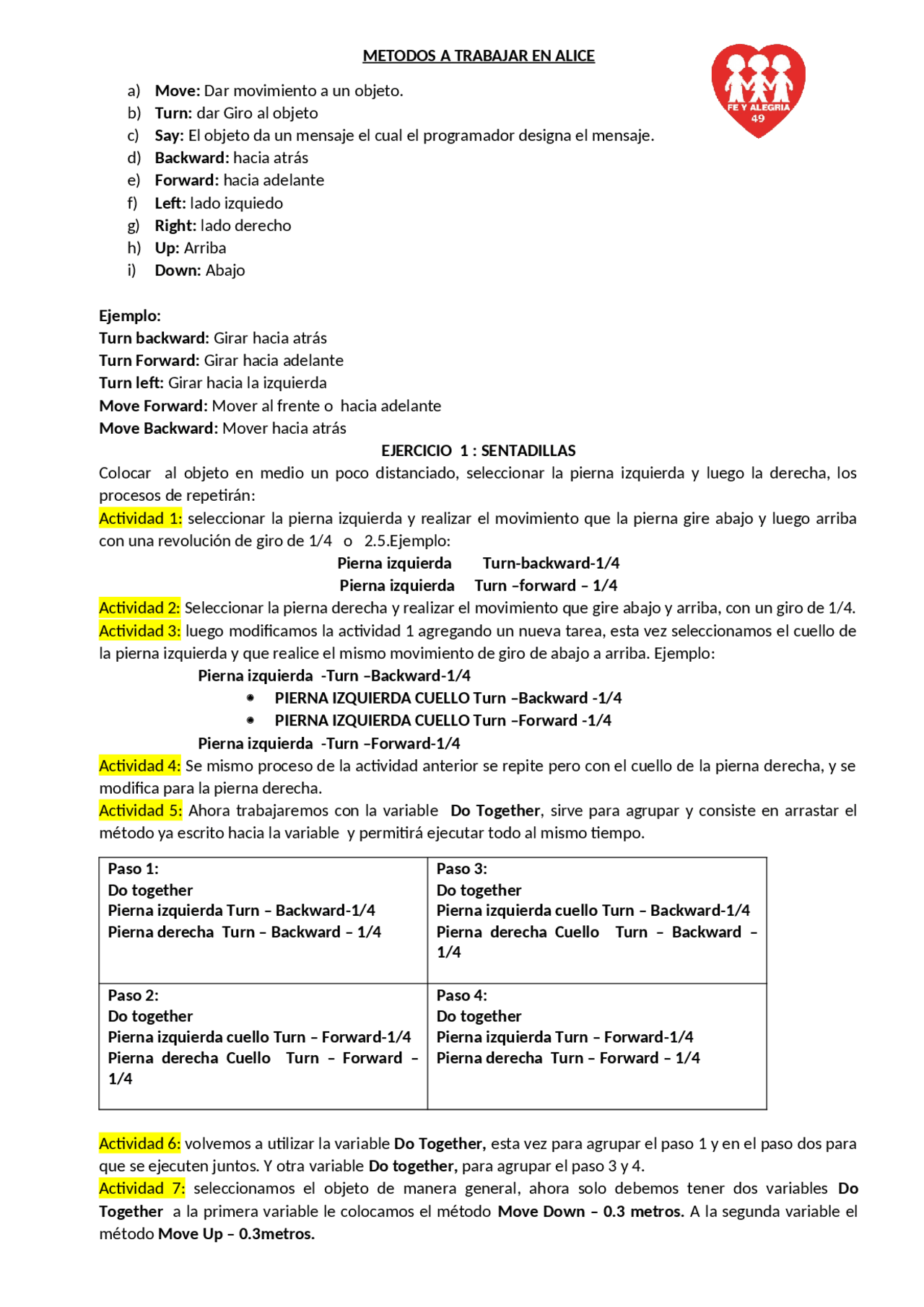 Programación Orientada A Objetos Alicia Docsity