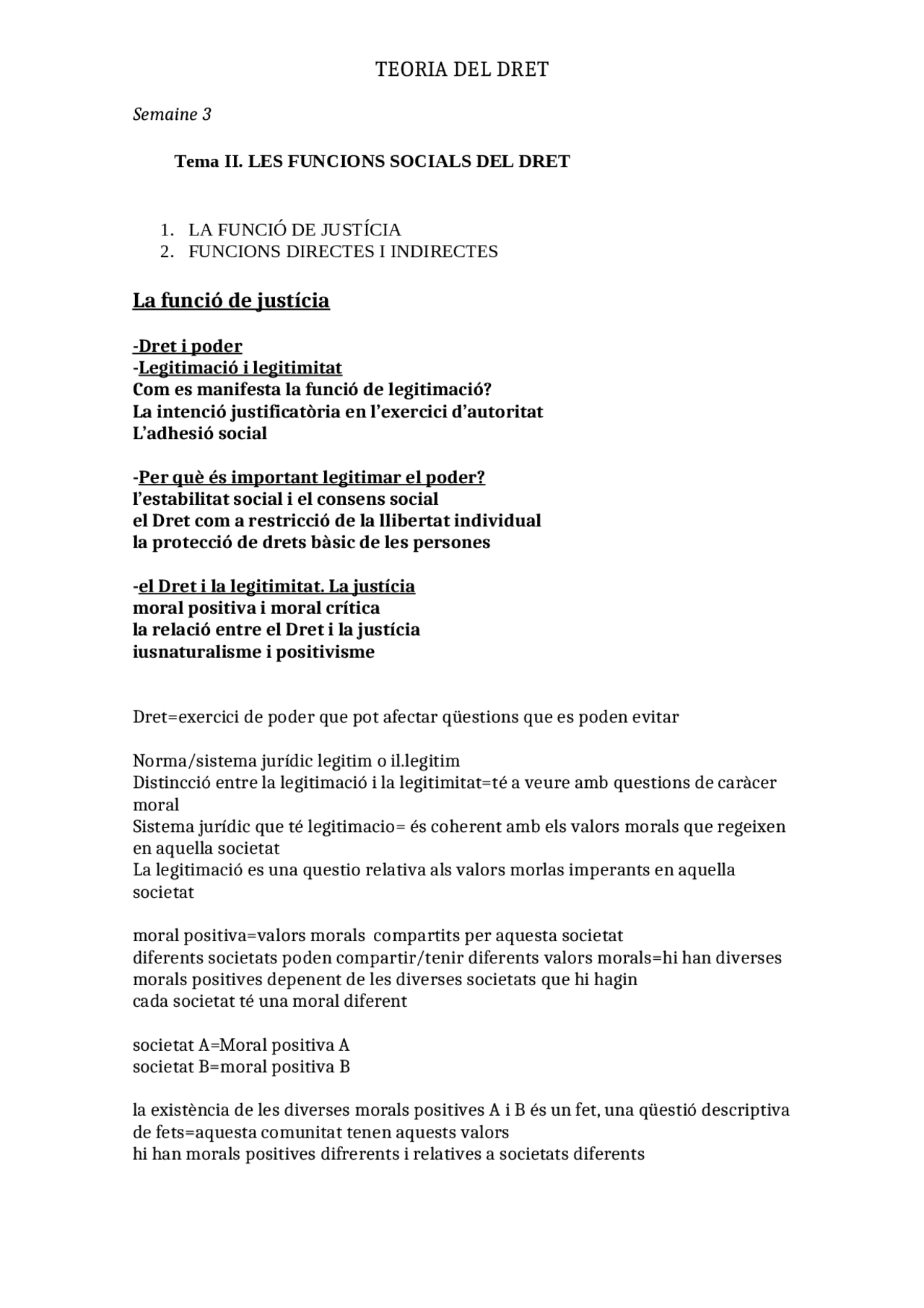 Apuntes Teoria Del Dret Docsity